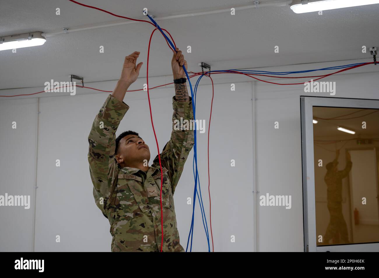 U.S. Air Force Airman 1st Class Kamren Ebanks, 768th Expeditionary Air ...