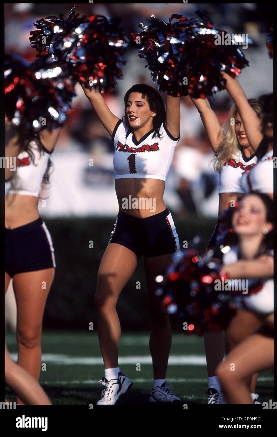 2002: Houston Texan Cheerleaders. (Photo by John Cordes/Icon Sportswire ...