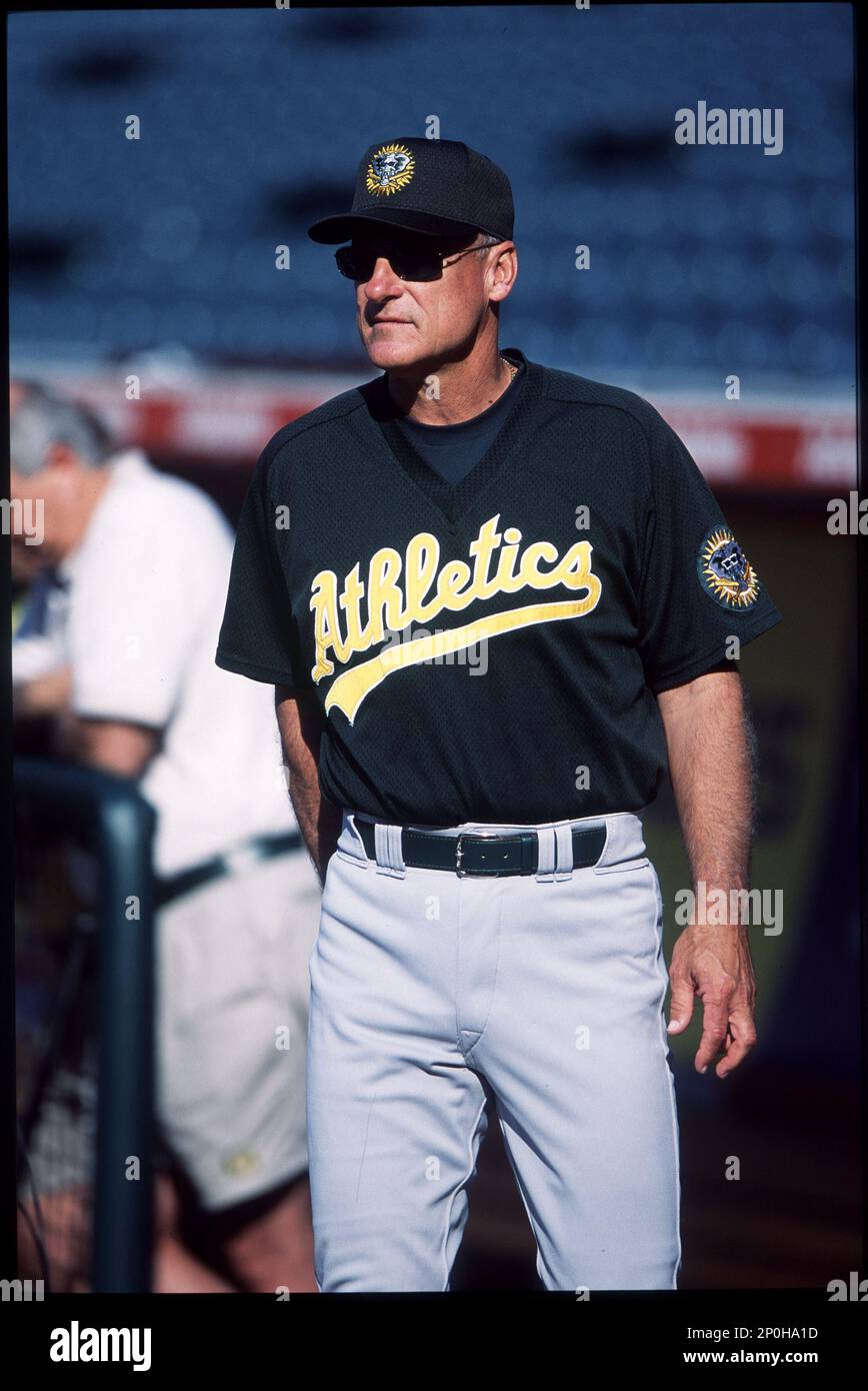 7 June 2001: Manager Art Howe of the Oakland A's before a game versus ...