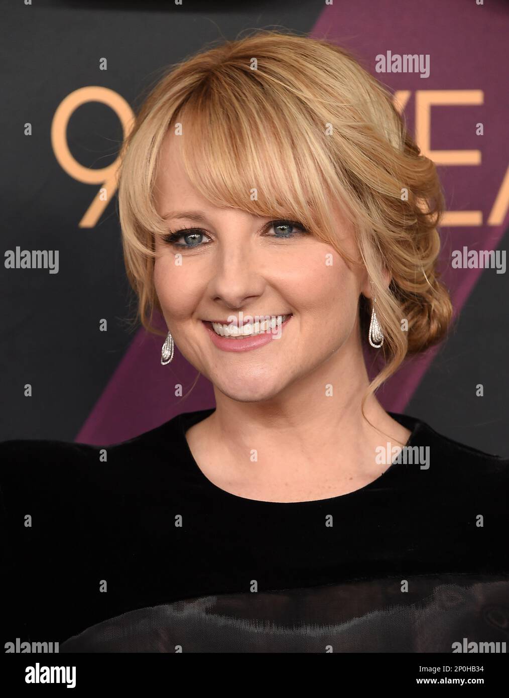 Hollywood, US, March 2, 2023, Melissa Rauch arriving on the red carpet ...