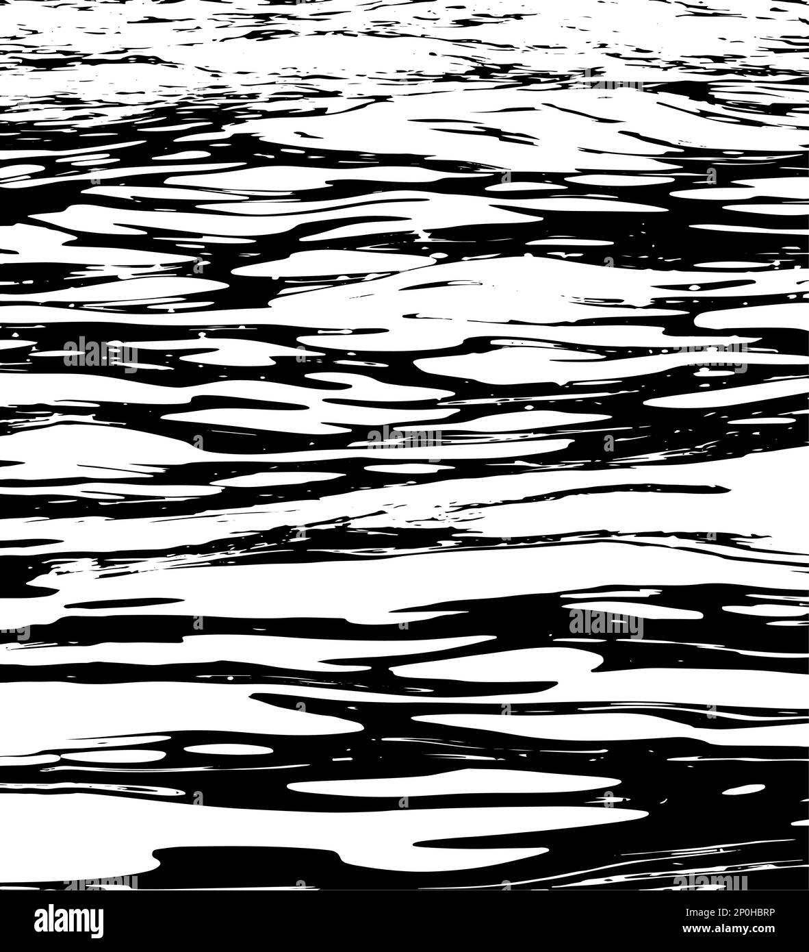 Black and white water waves grunge texture - abstract water surface ...
