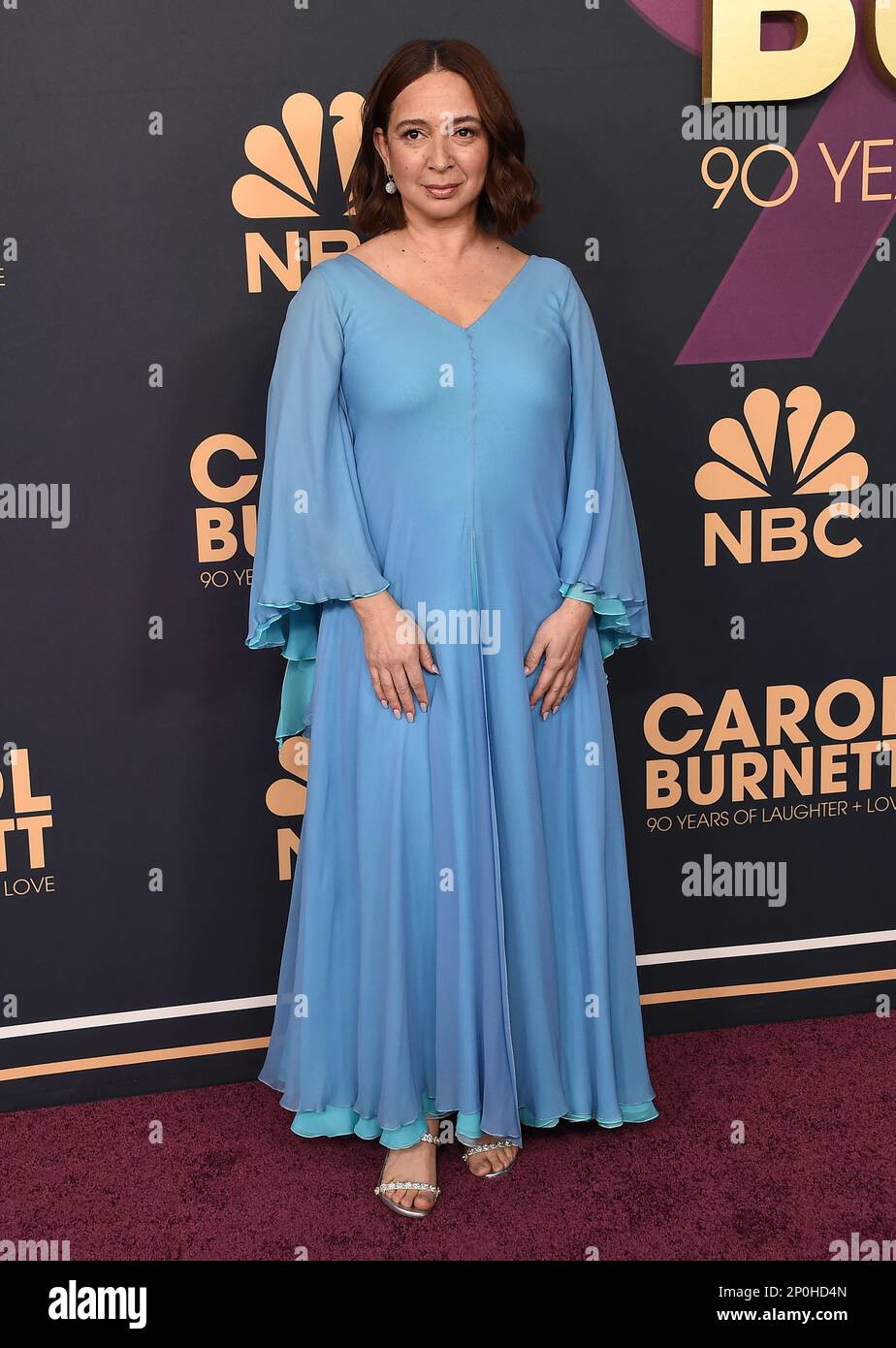 Hollywood, US, March 2, 2023, Maya Rudolph arriving on the red carpet ...