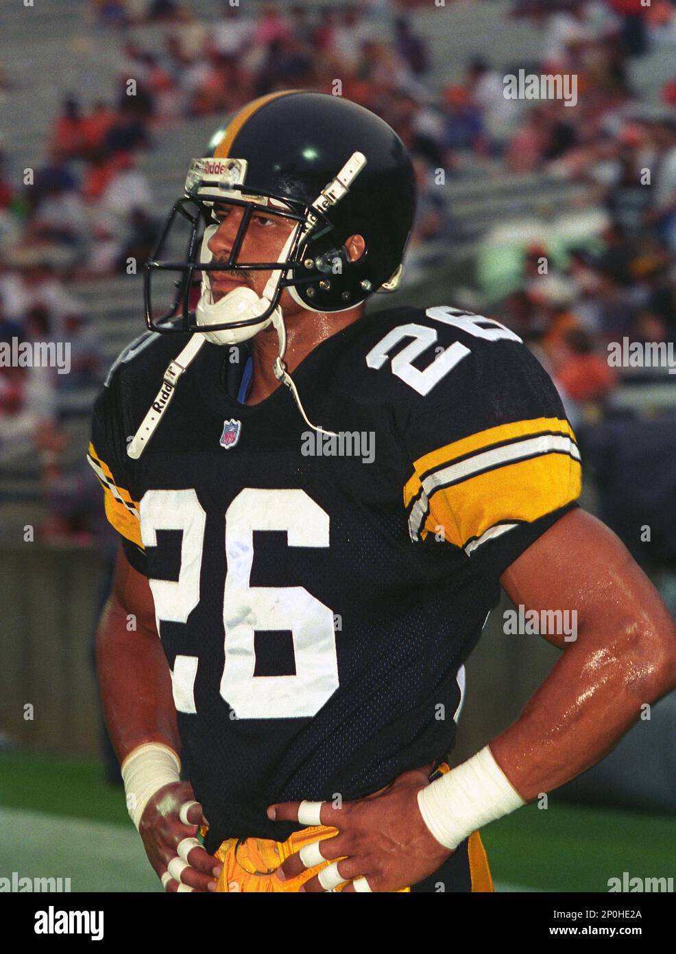 FILE: Rod Woodson of the Pittsburgh Steelers. (Photo by Cliff Welch ...