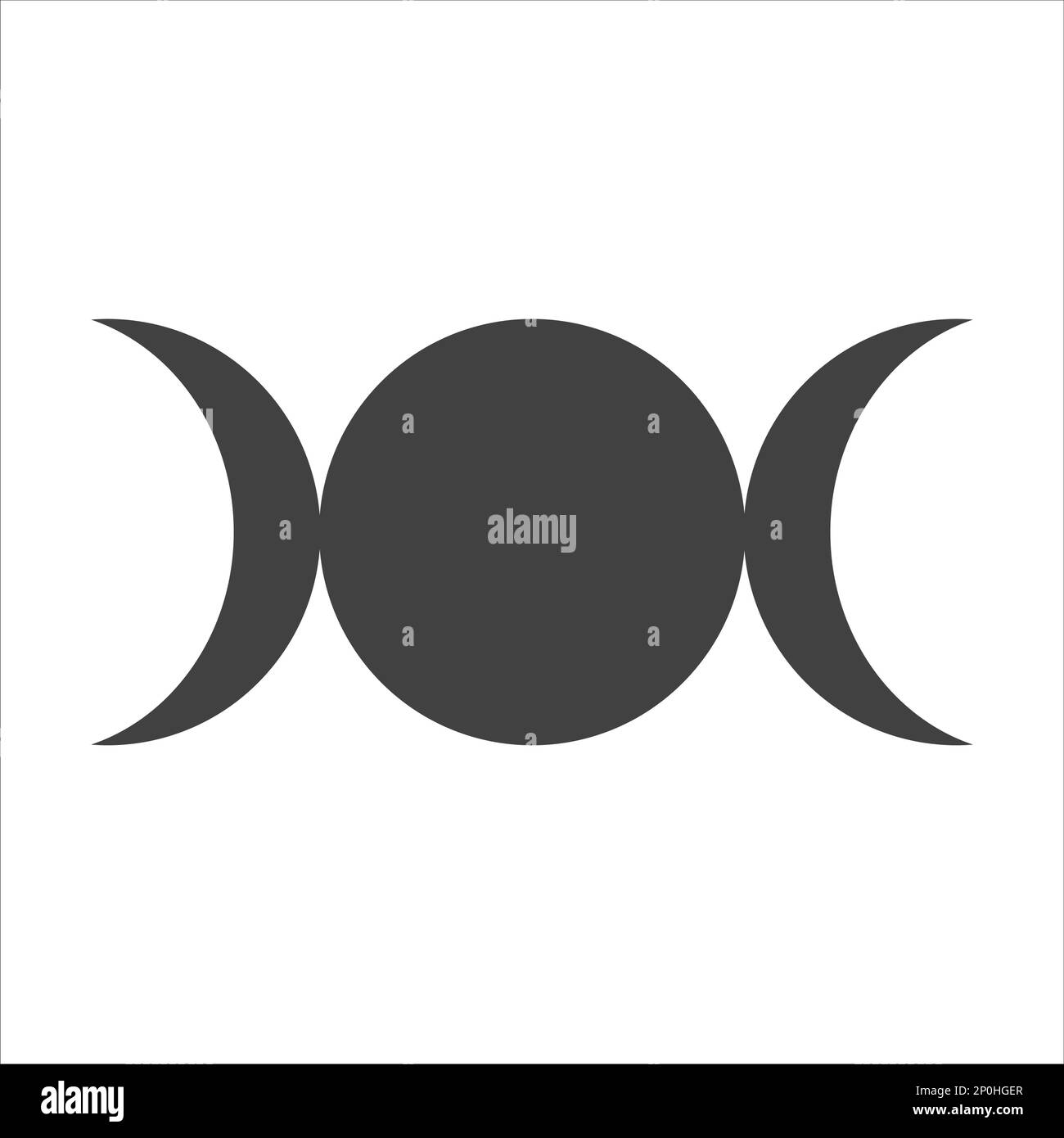 Triple Goddess Vector Religious Sign Stock Vector Image & Art - Alamy