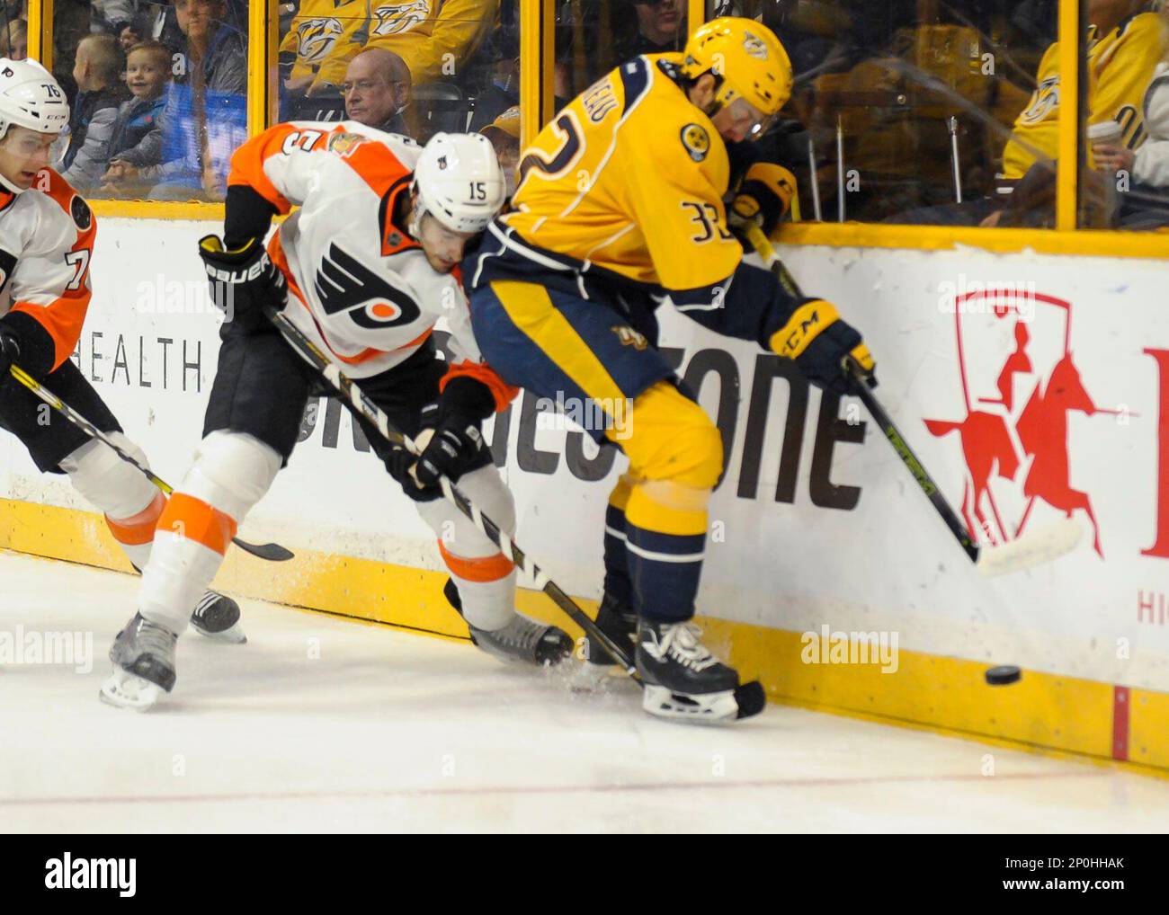 December 4, 2016 Nashville Predators center Frederick Gaudreau (32) and ...
