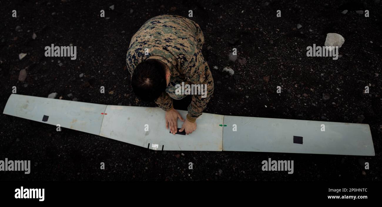 U.S. Marine Corps Lance Cpl. Eduardo Lopez, an intelligence specialist ...