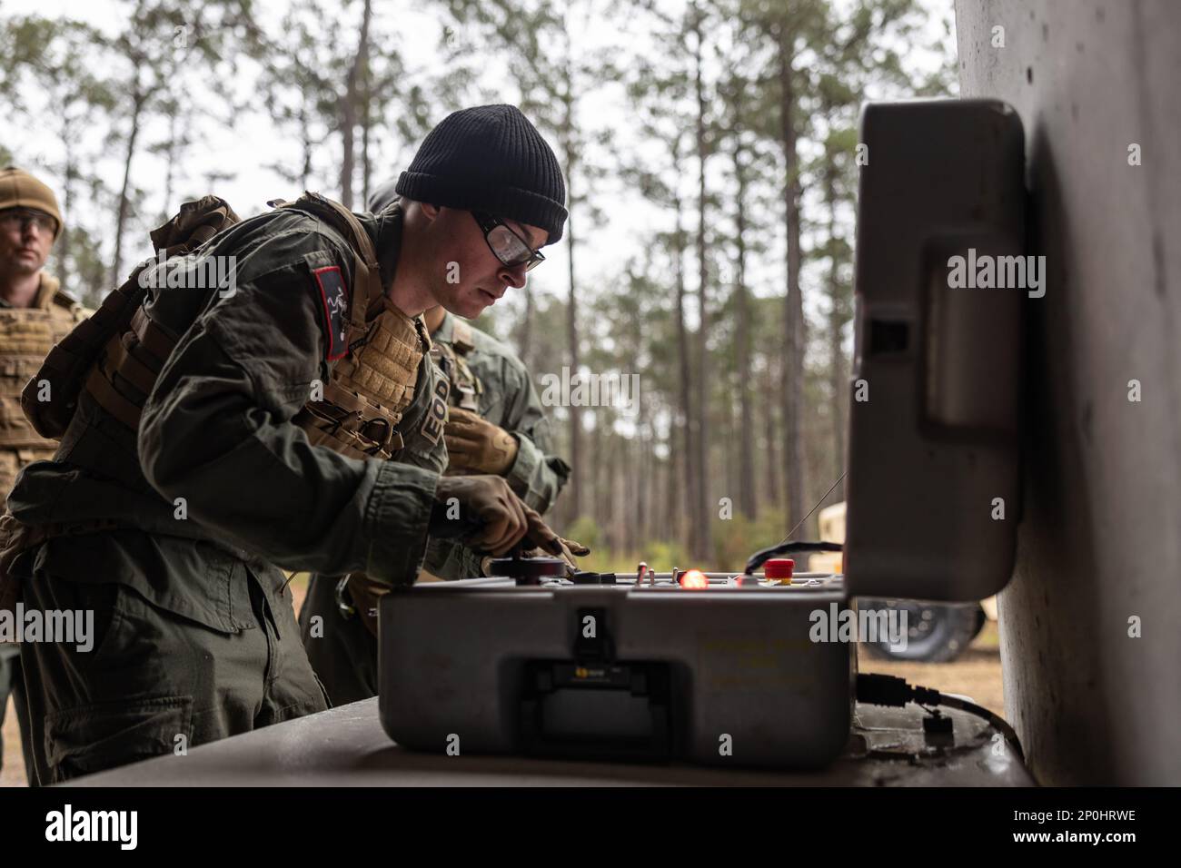 U.S. Marine Corps Sgt. Brendan O’Connor an explosive ordnance disposal ...