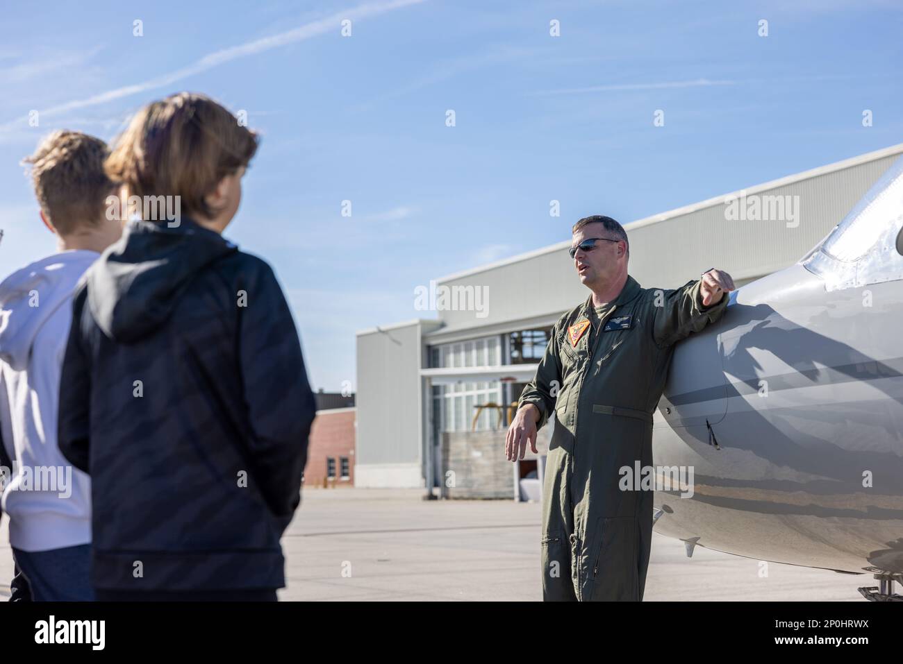 U.S. Marine Corps LtCol. Christopher DeMars, deputy director of ...