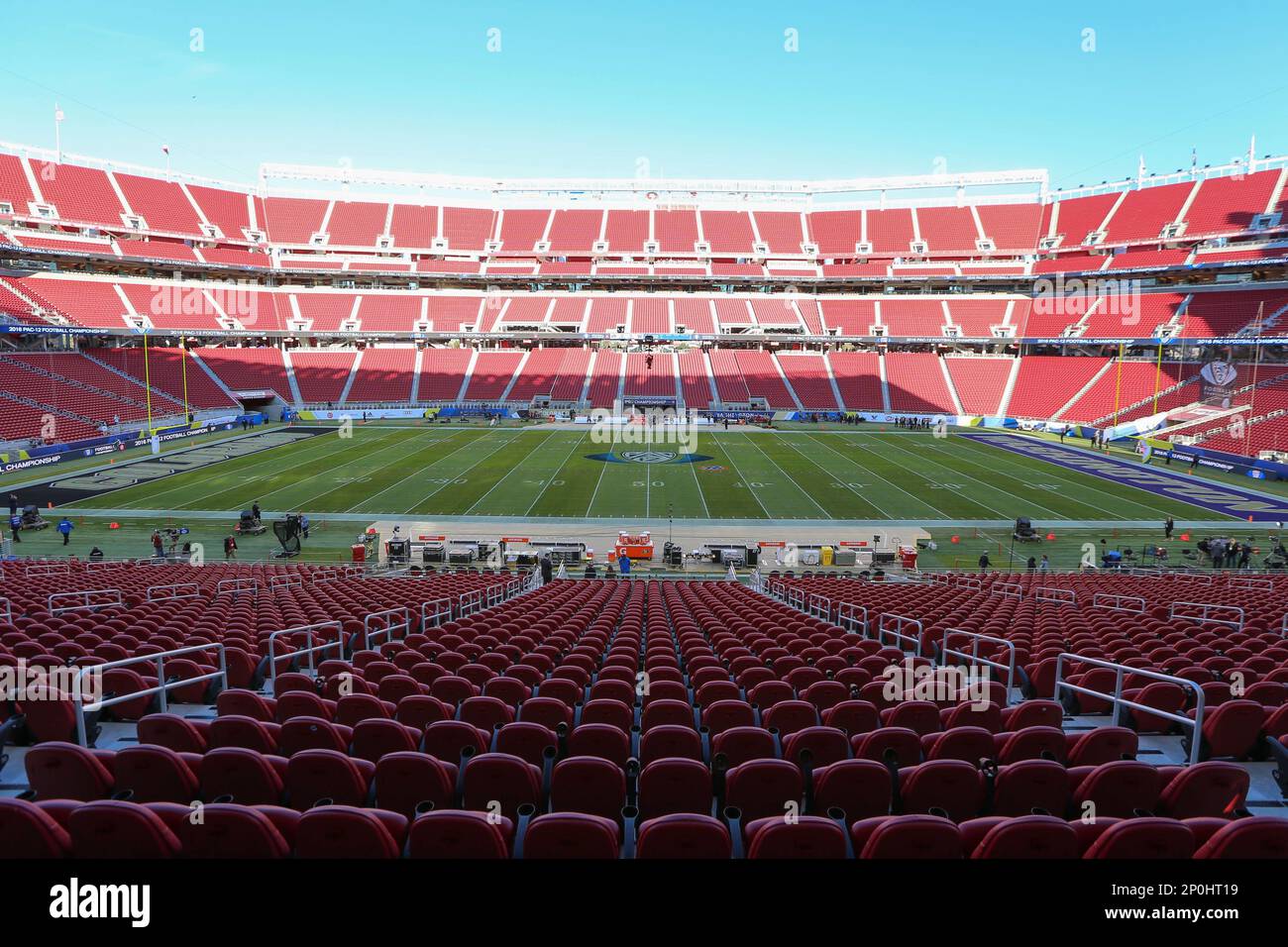 December 2, 2016: Levi's Stadium prior to the Pac-12 Championship game ...