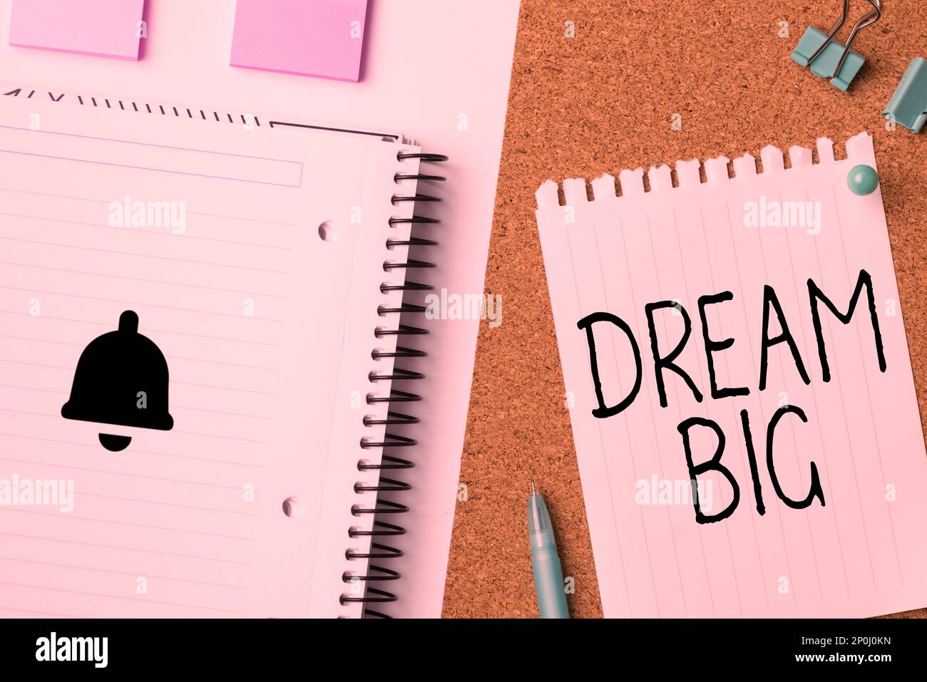 Inspiration showing sign Dream Big, Word for To think of something high ...