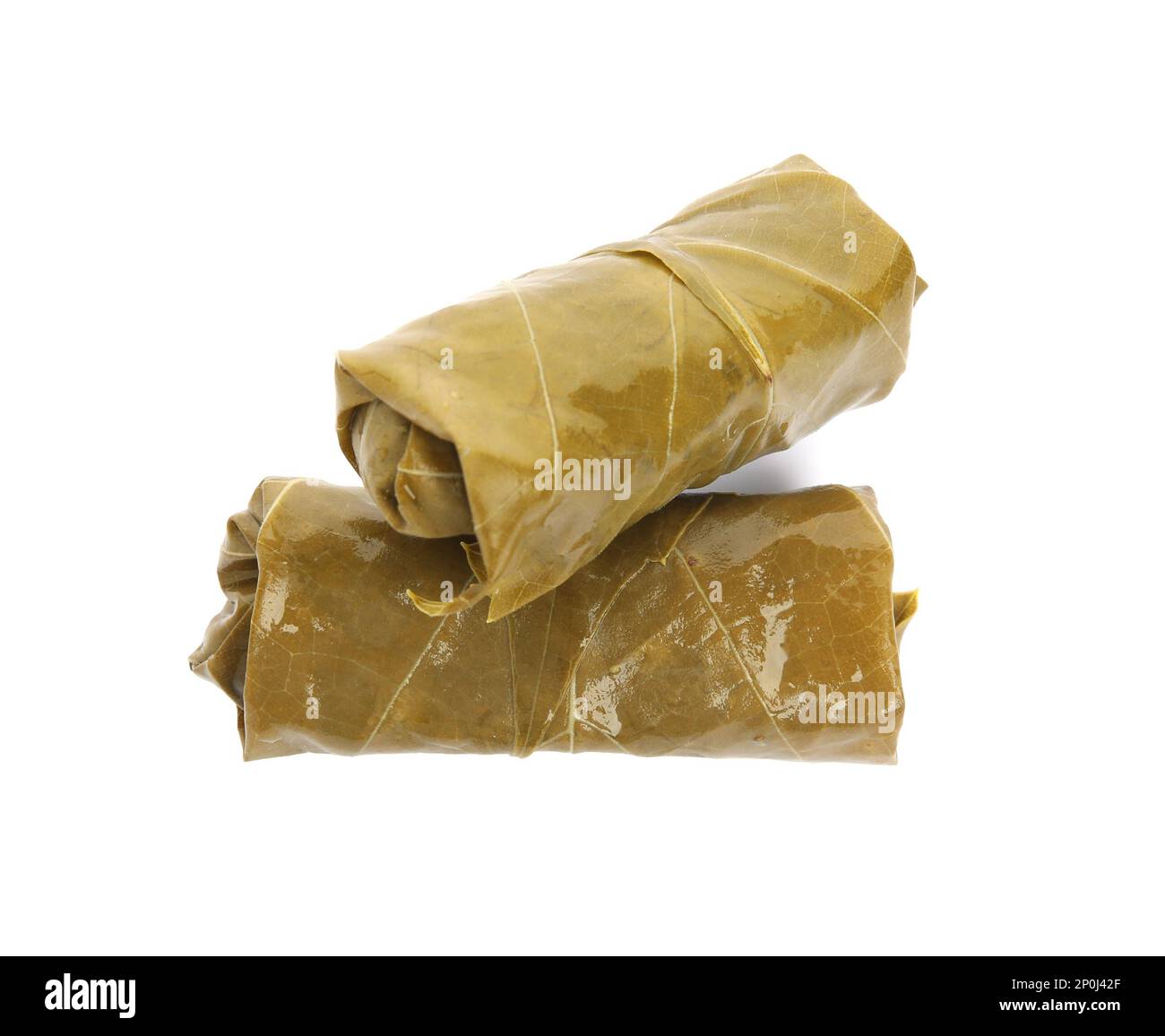 Wrapped grape leaves Cut Out Stock Images & Pictures - Alamy