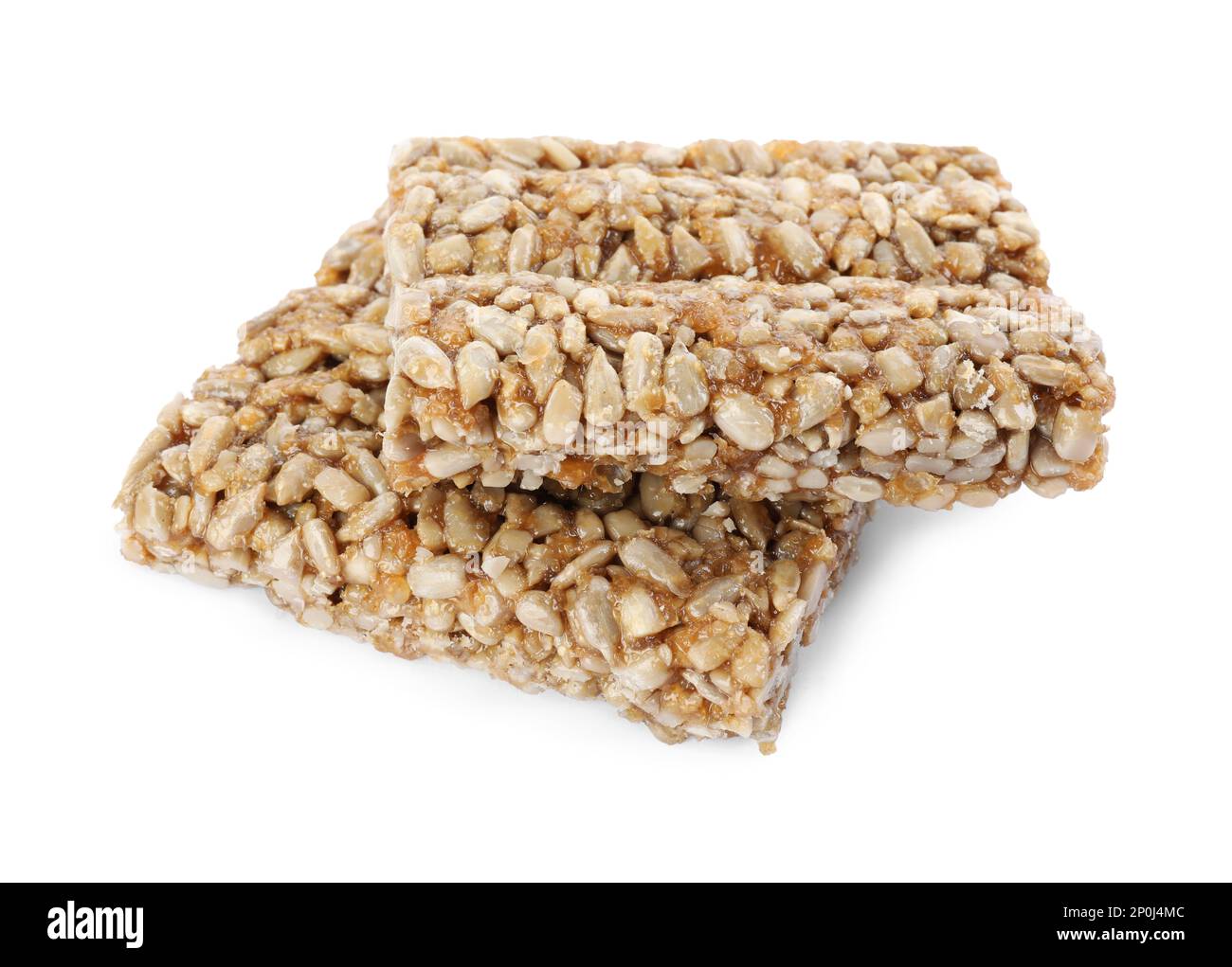 Delicious sweet kozinaki bars on white background Stock Photo - Alamy