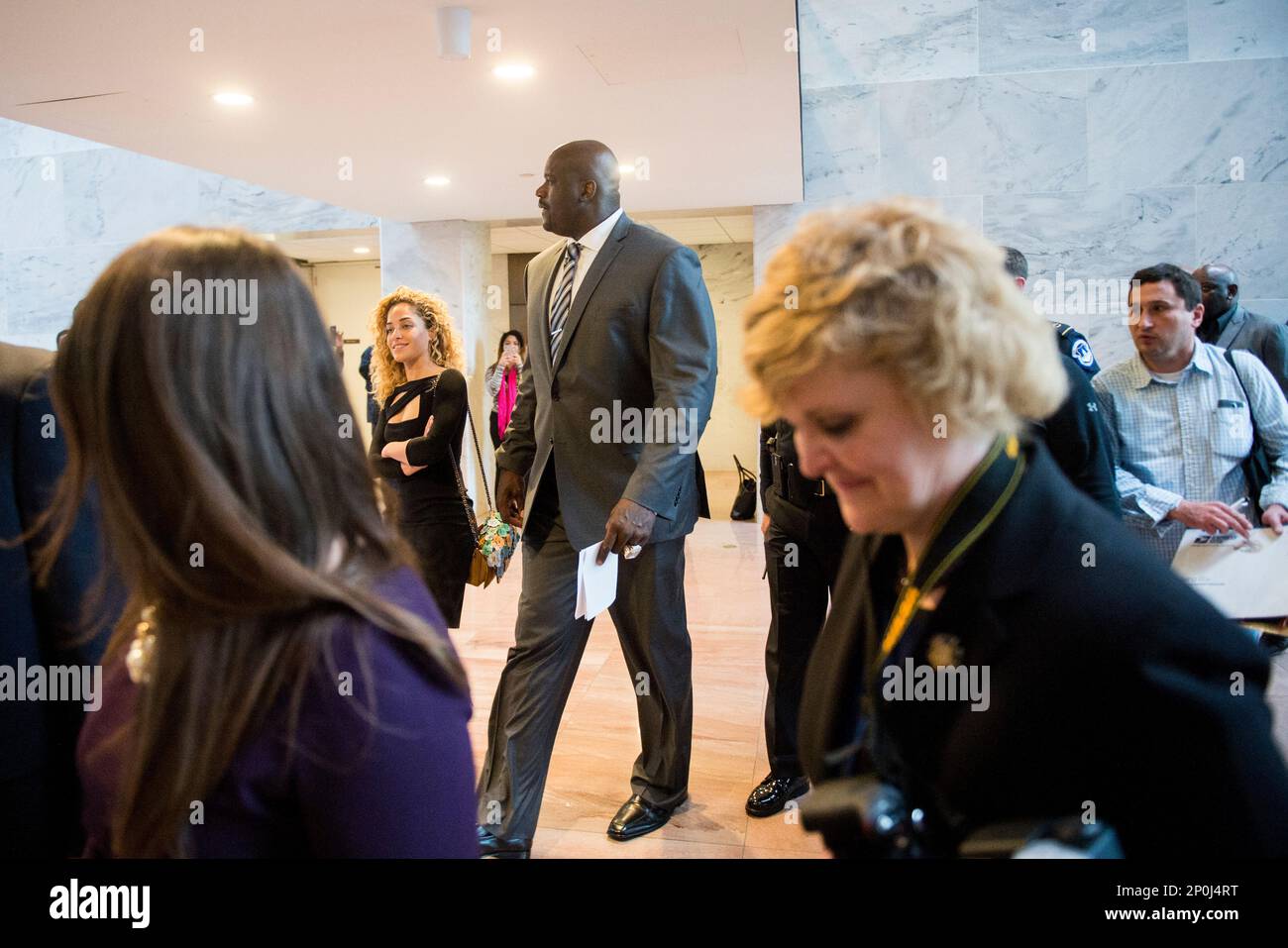 UNITED STATES - NOVEMBER 30: Shaquille O’Neal arrives in the Hart ...