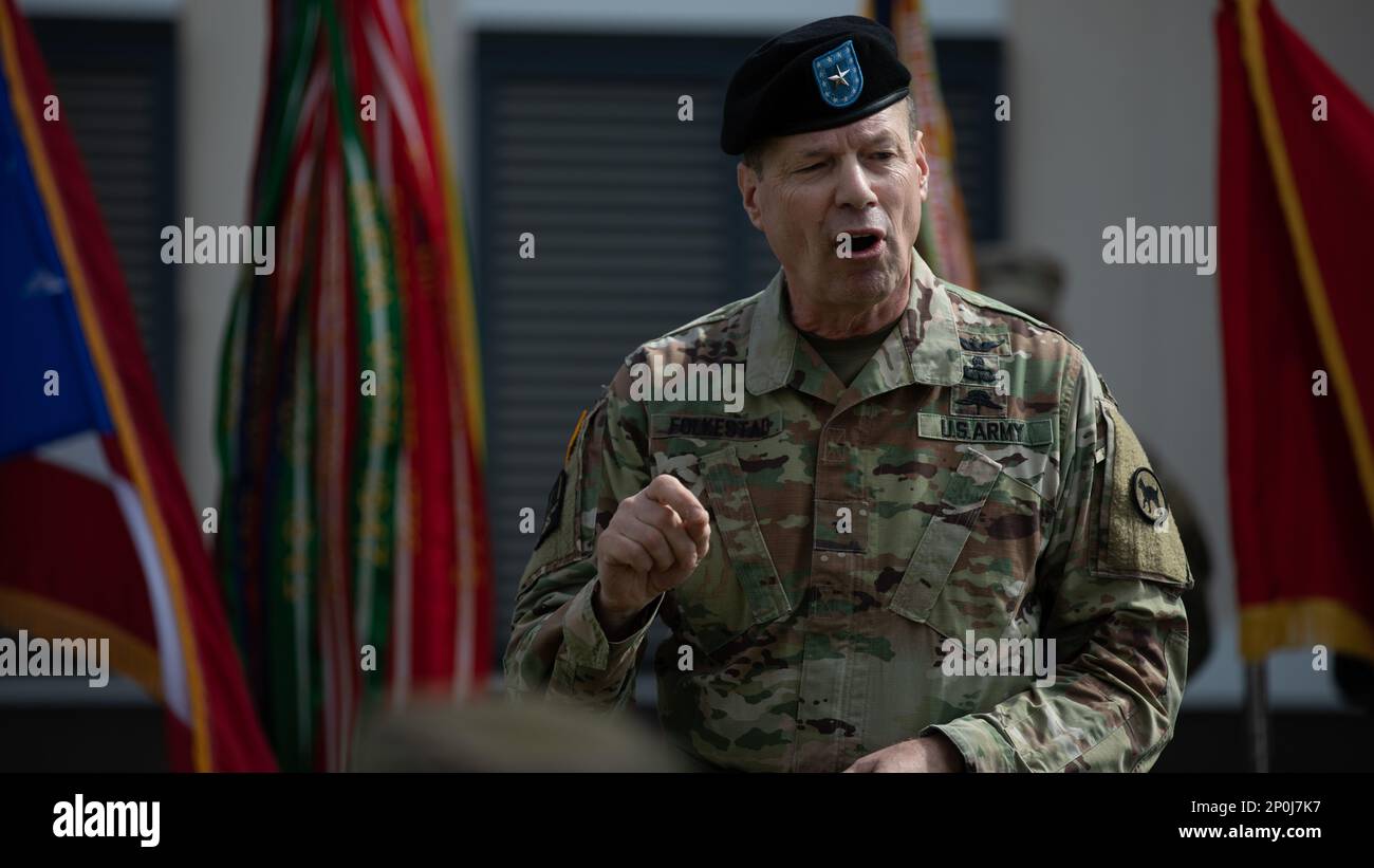 U.S. Army Reserve Brig. Gen. Eric Folkestad, Deputy Commanding General ...