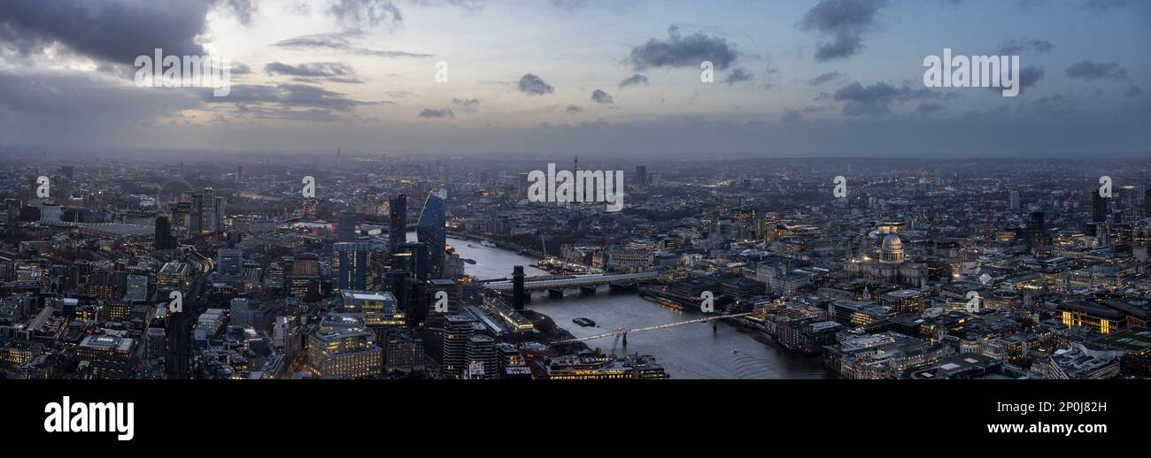 London panoramic view hi-res stock photography and images - Alamy