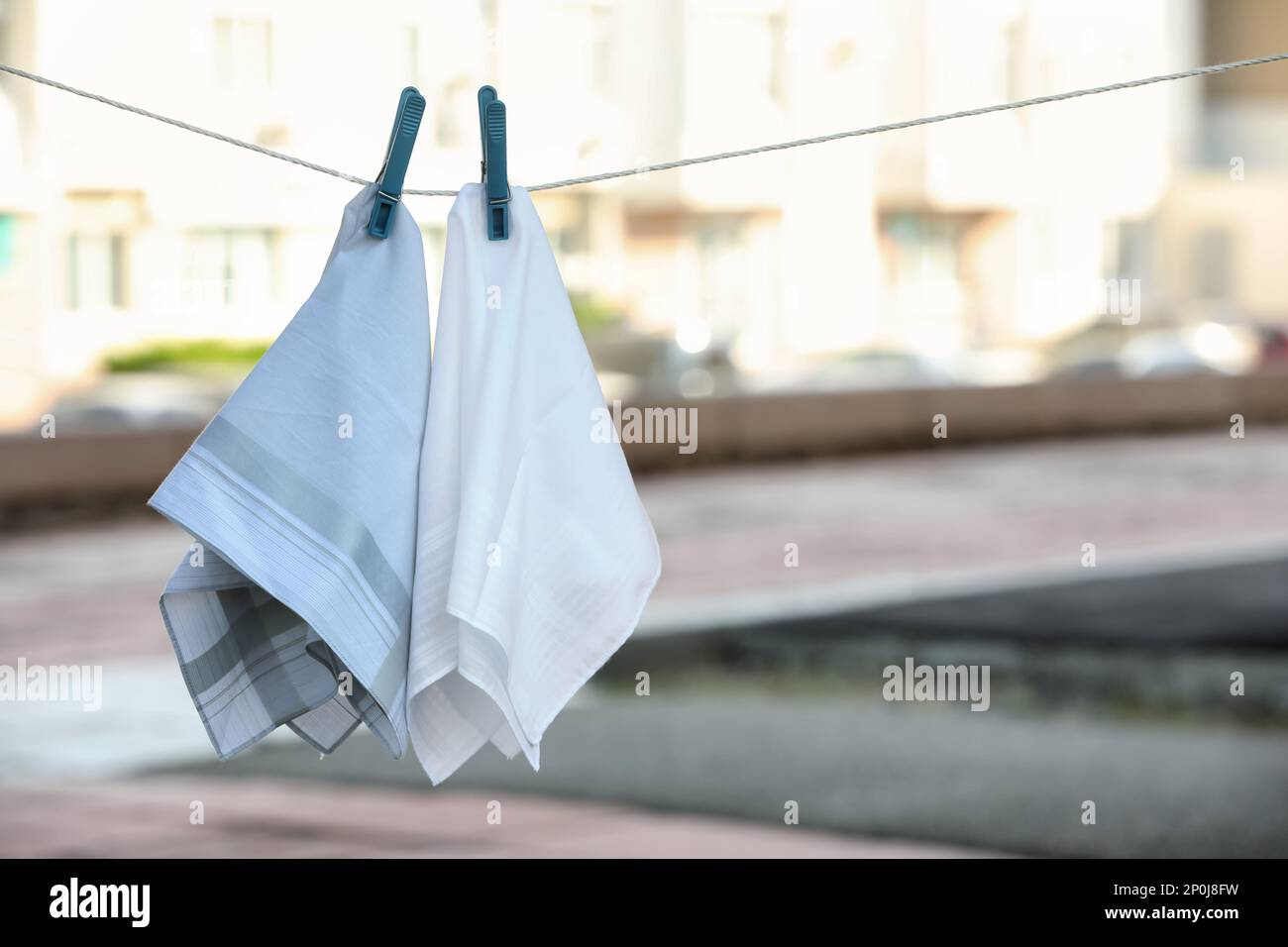 Hanging handkerchiefs hi-res stock photography and images - Alamy