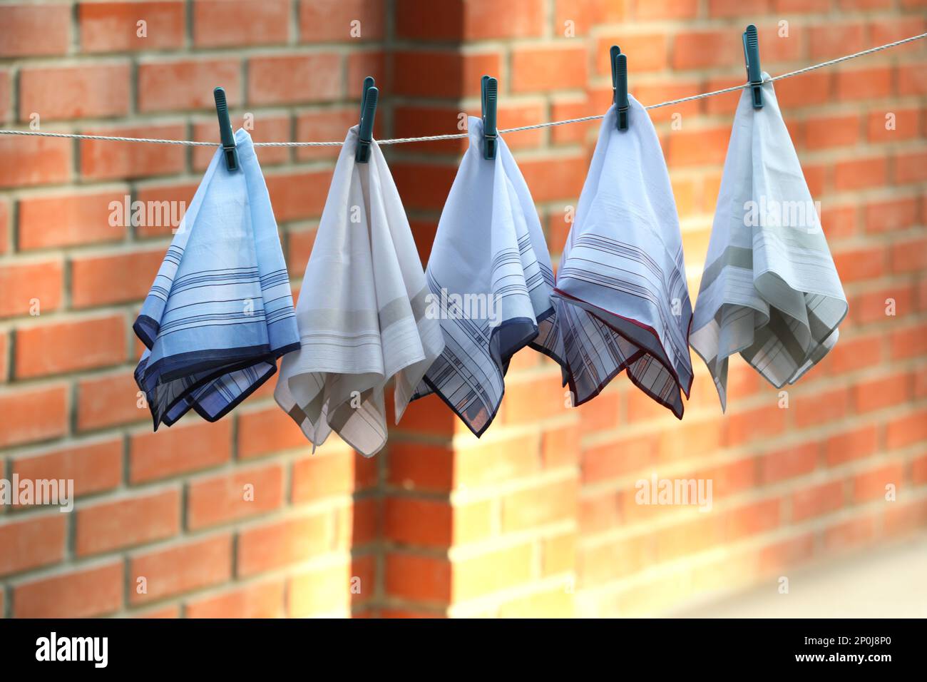 Hanging handkerchiefs hi-res stock photography and images - Alamy