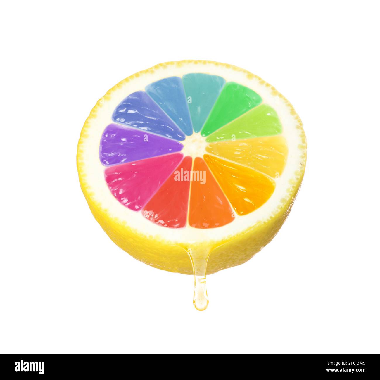 Lime segments cut half hi-res stock photography and images - Alamy