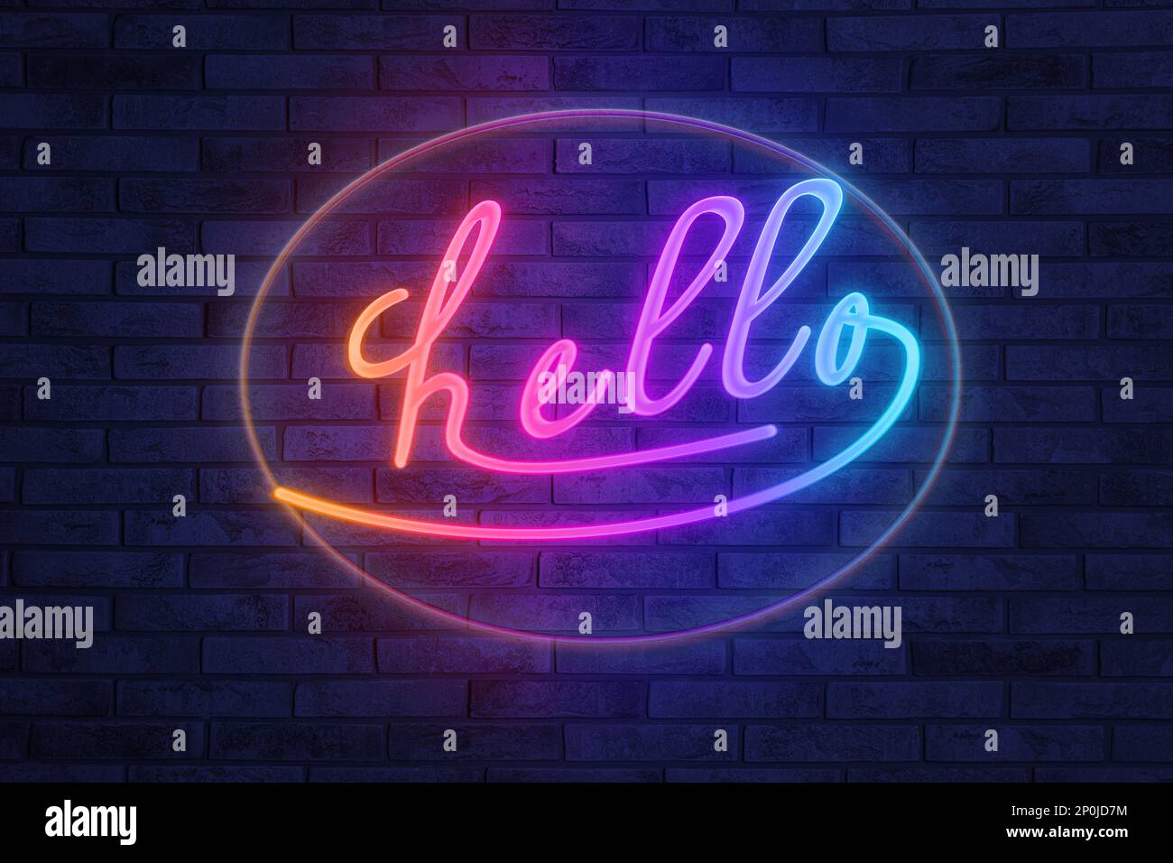 Rough glowing neon sign hi-res stock photography and images - Alamy