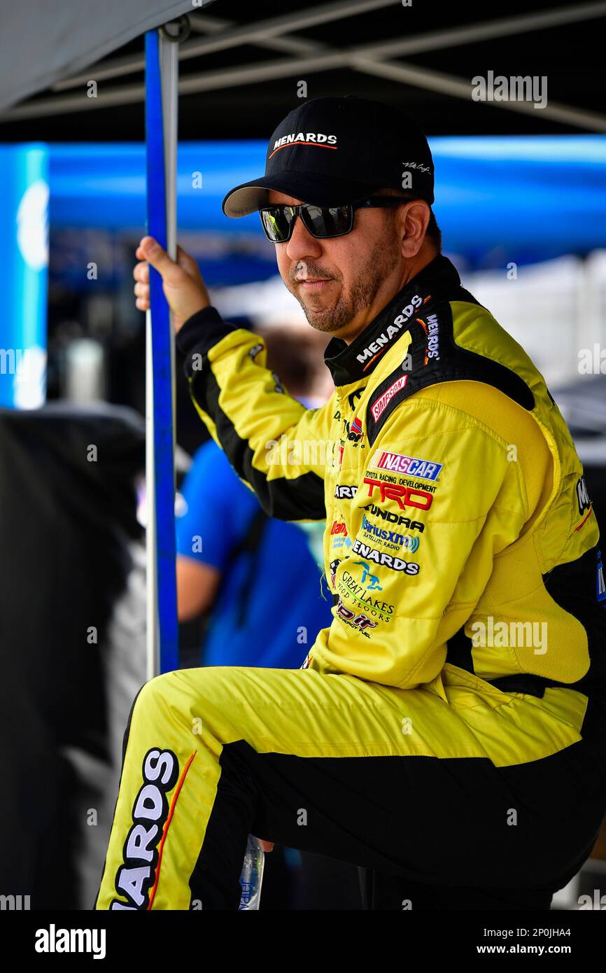 Matt Crafton during practice for the NASCAR Camping World Truck Series ...