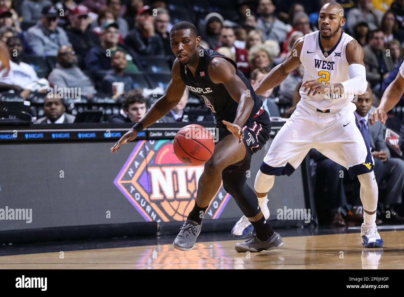 NEW YORK, NY - NOVEMBER 25: Temple Owls guard Daniel Dingle (4) during ...