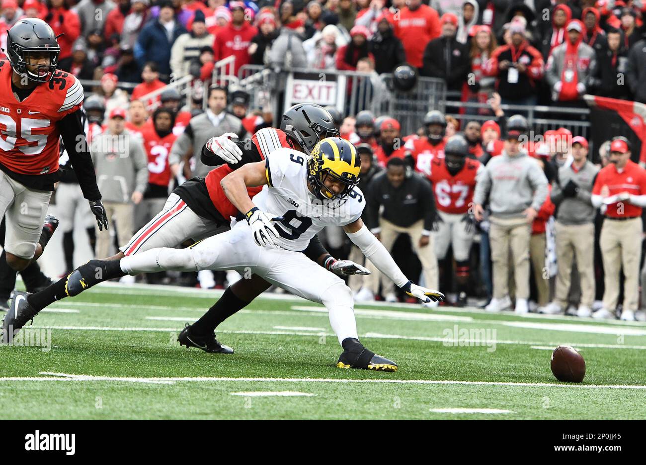 COLUMBUS, OH - NOVEMBER 26: Michigan Wolverines wide receiver Grant ...
