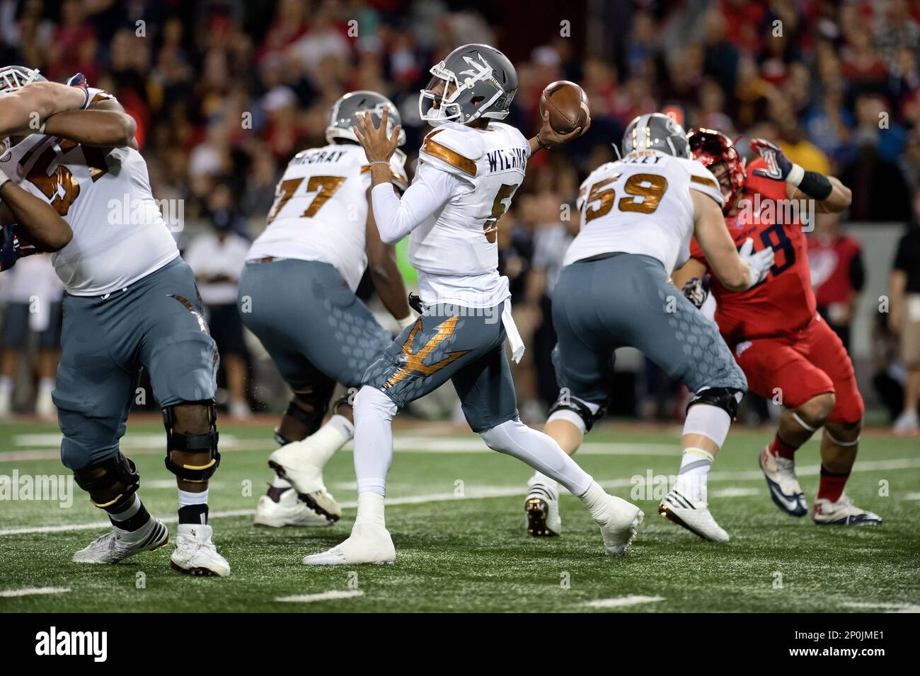 TUCSON, AZ - NOVEMBER 25: Arizona State Sun Devils quarterback Manny ...