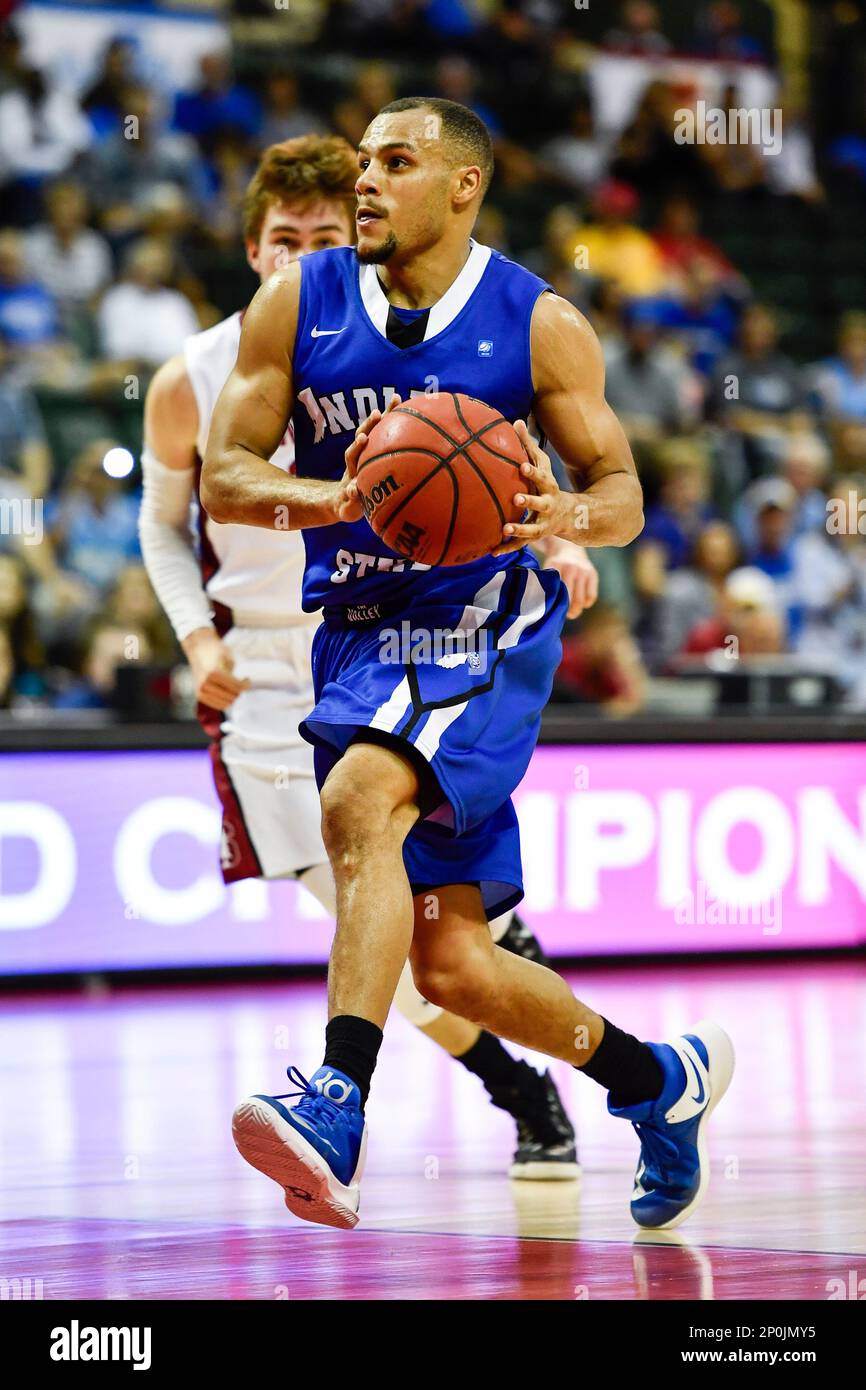 ORLANDO, FL - NOVEMBER 25: Indiana State University guard Brenton Scott ...