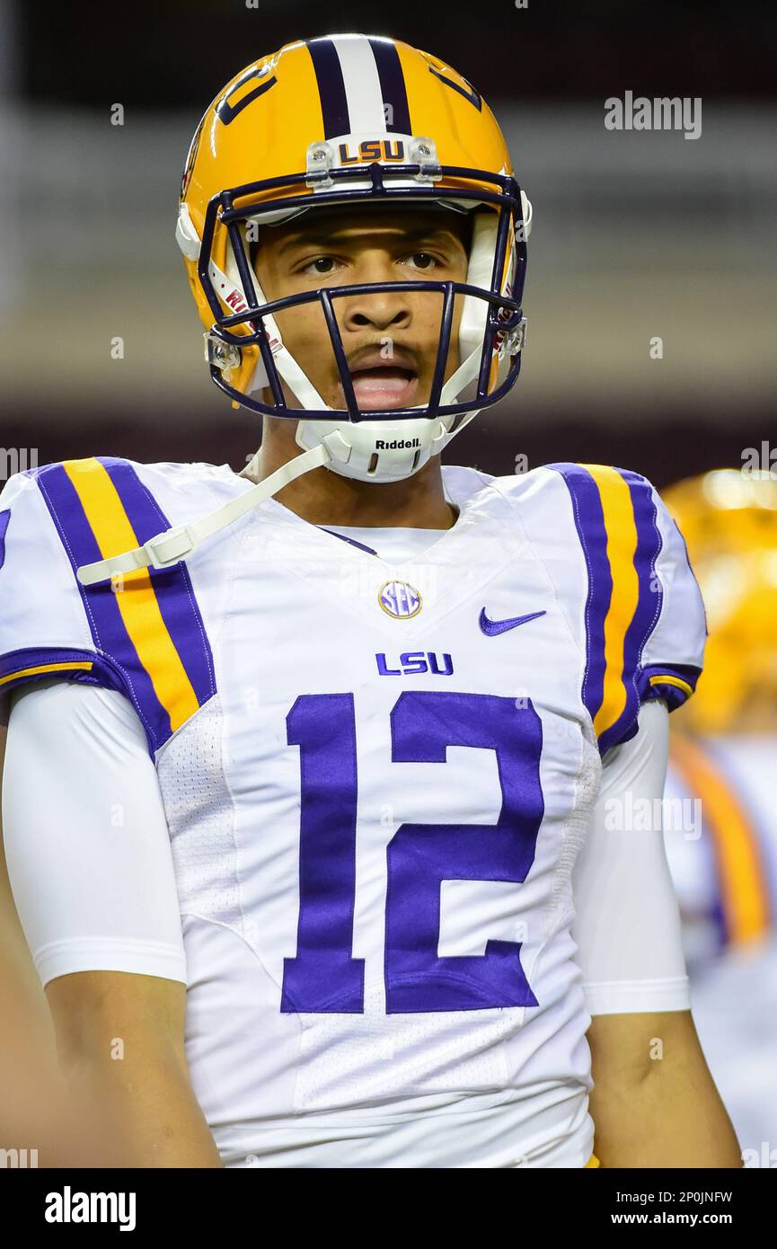COLLEGE STATION, TX - NOVEMBER 24: LSU Tiger quarterback Justin ...
