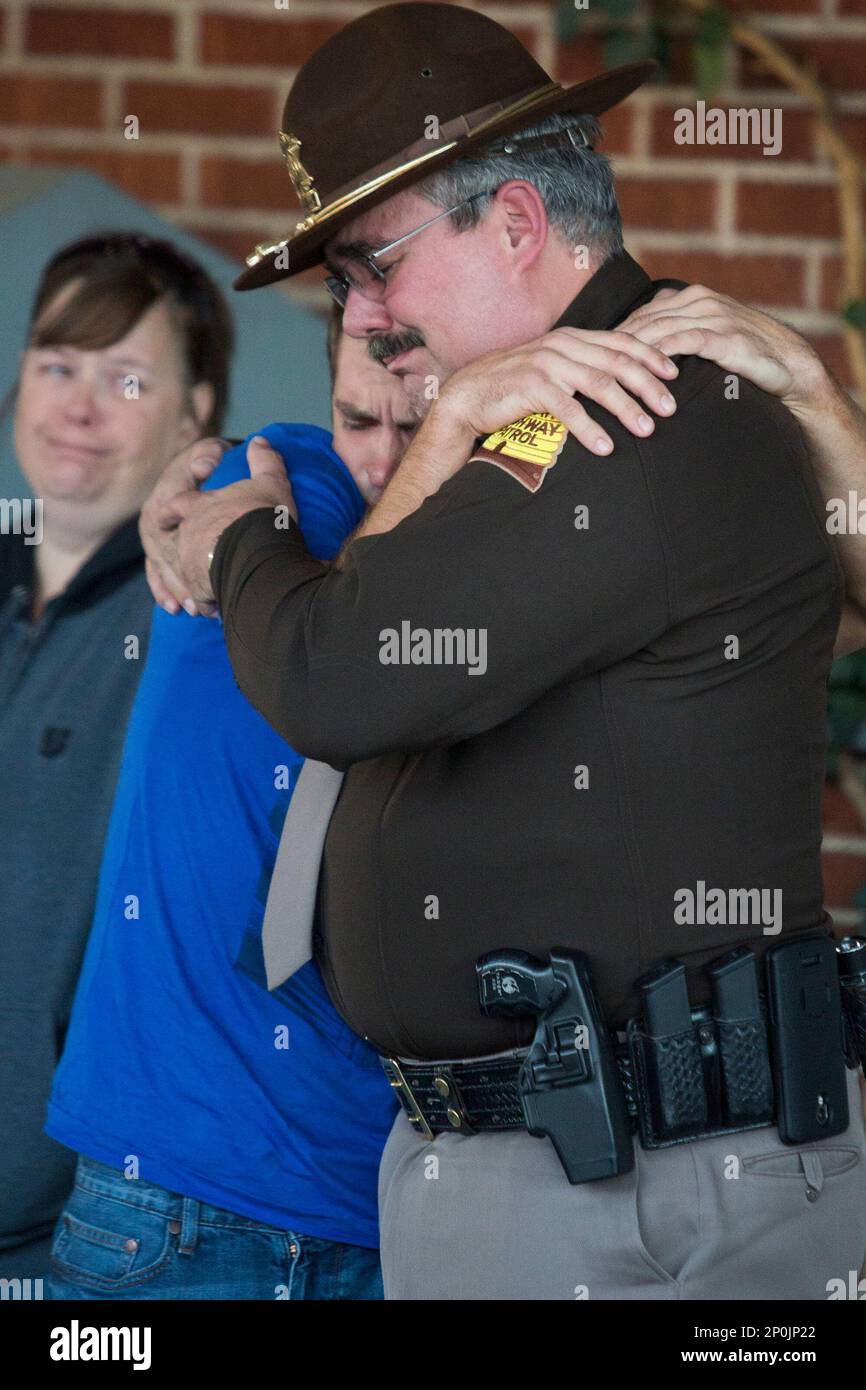 Utah Highway Patrol Officer Eric Ellsworth's brother, Michael Ellsworth ...