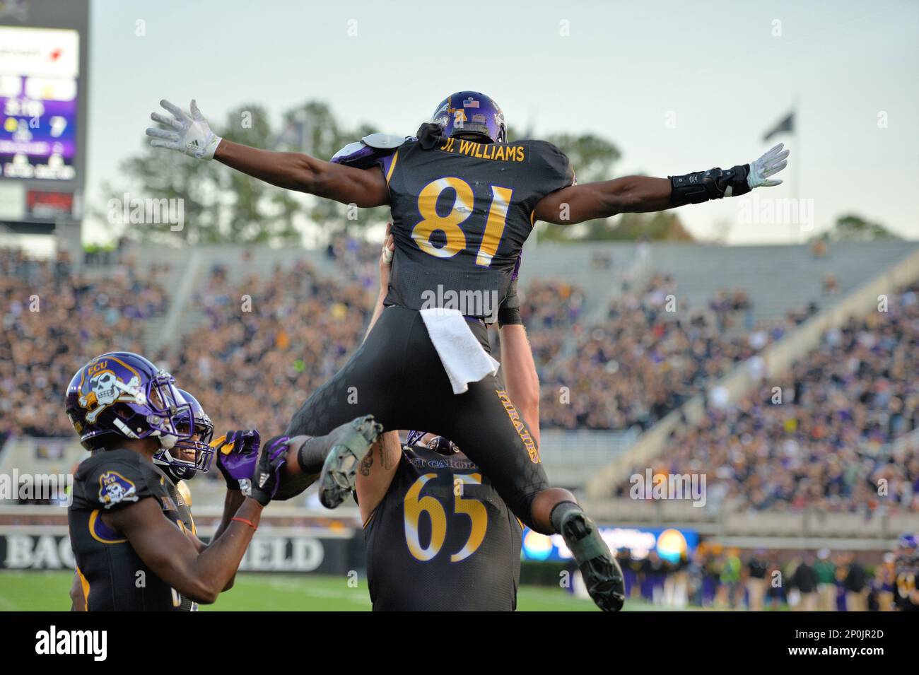 GREENVILLE, NC - November 19: East Carolina Pirates wide receiver Jimmy ...