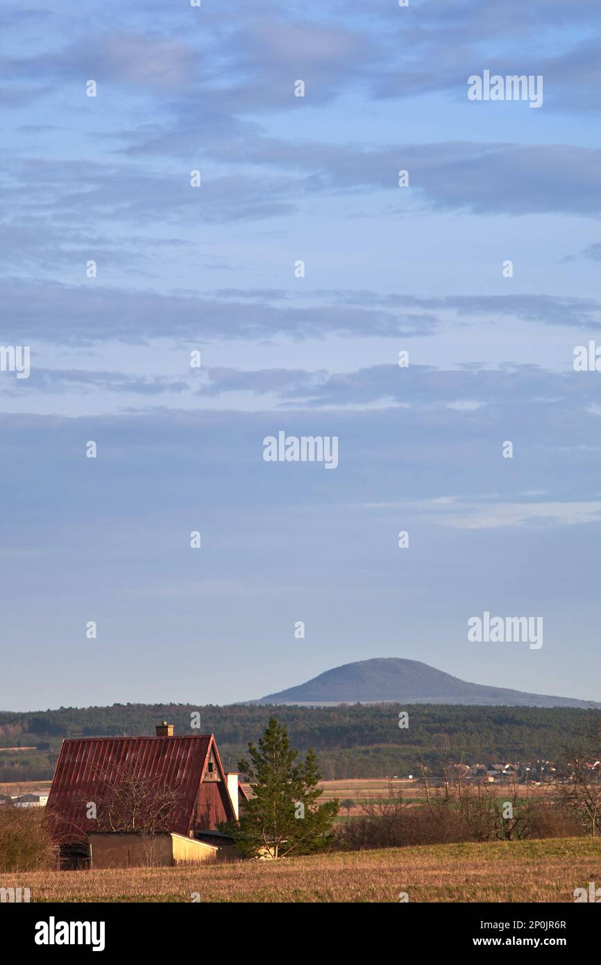 Isolated house in field scenery hi-res stock photography and images - Alamy