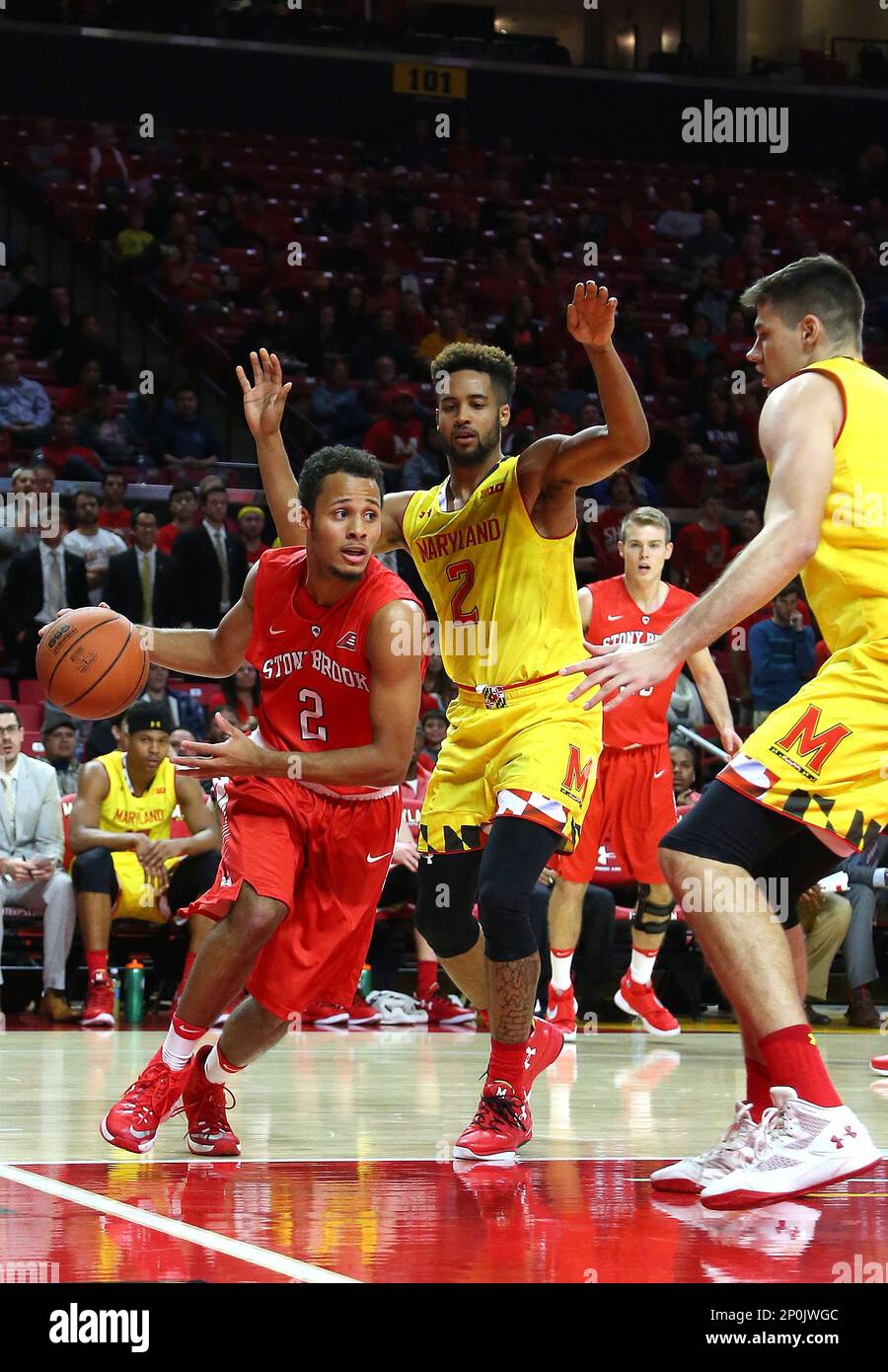 COLLEGE PARK, MD - NOVEMBER 22: Stony Brook Seawolves guard Michael ...