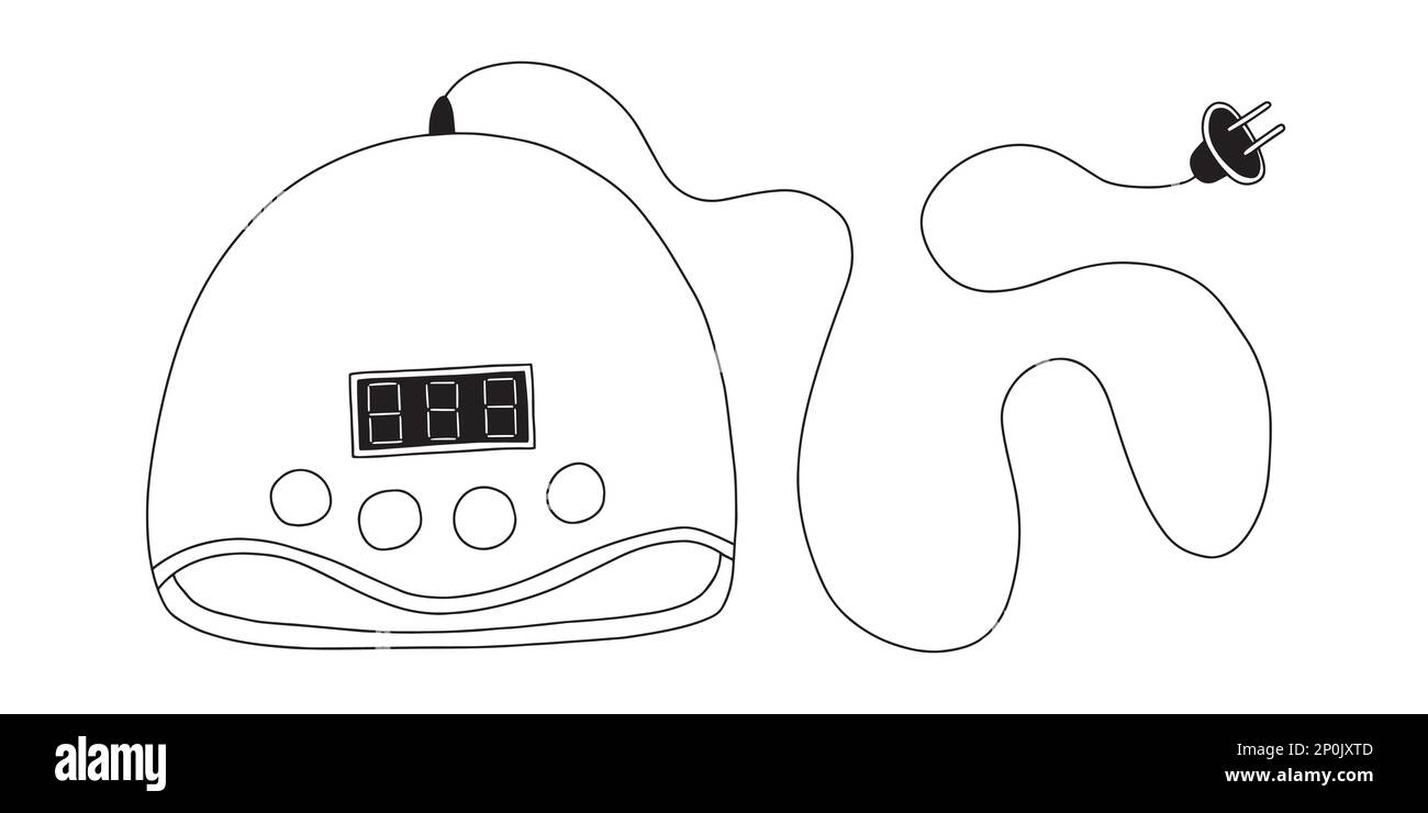 Vector UV lamp hand drawn sketch Stock Vector Image & Art - Alamy