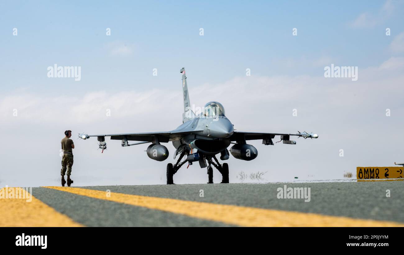 U.S. Air Force Staff Sgt. Issac Yoder, with the 77th Expeditionary ...