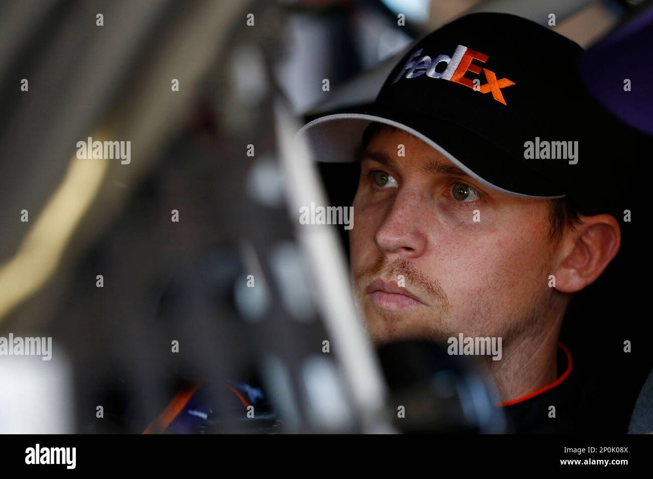 Denny Hamlin, FedEx Express Toyota Camry during Practice for the NASCAR ...
