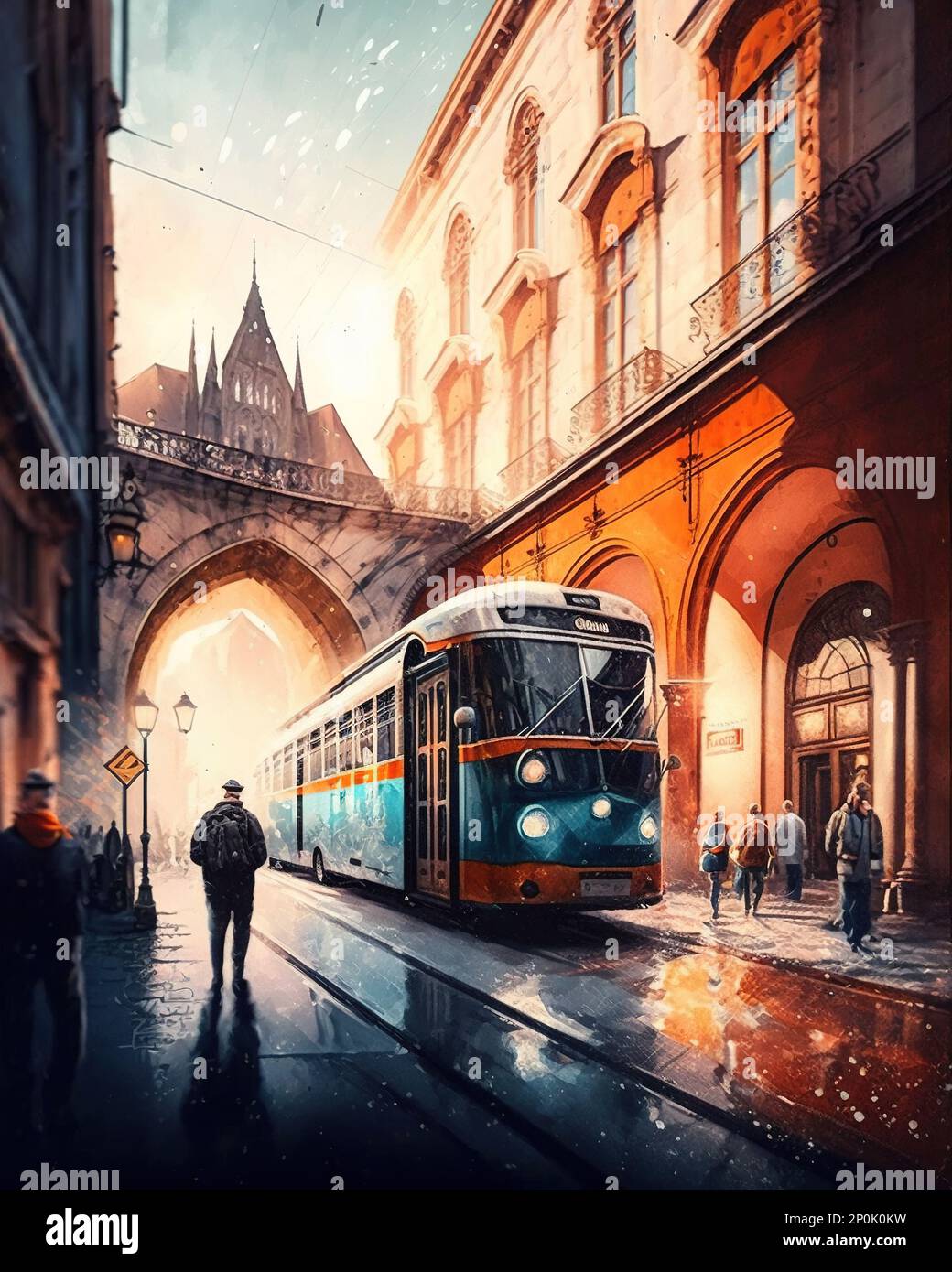 Electric tramlines hi-res stock photography and images - Alamy