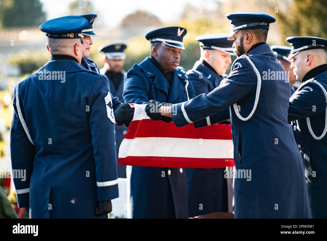 The U.S. Air Force Honor Guard, the U.S. Air Force Ceremonial Brass ...