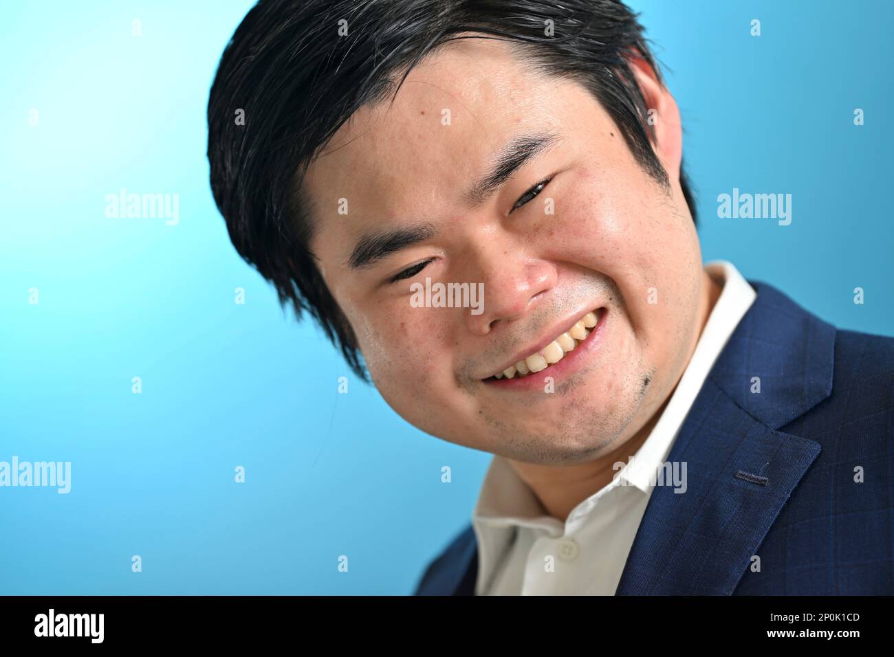 Japanese professional pianist Nobuyuki Tsujii is pictured in Osaka on ...