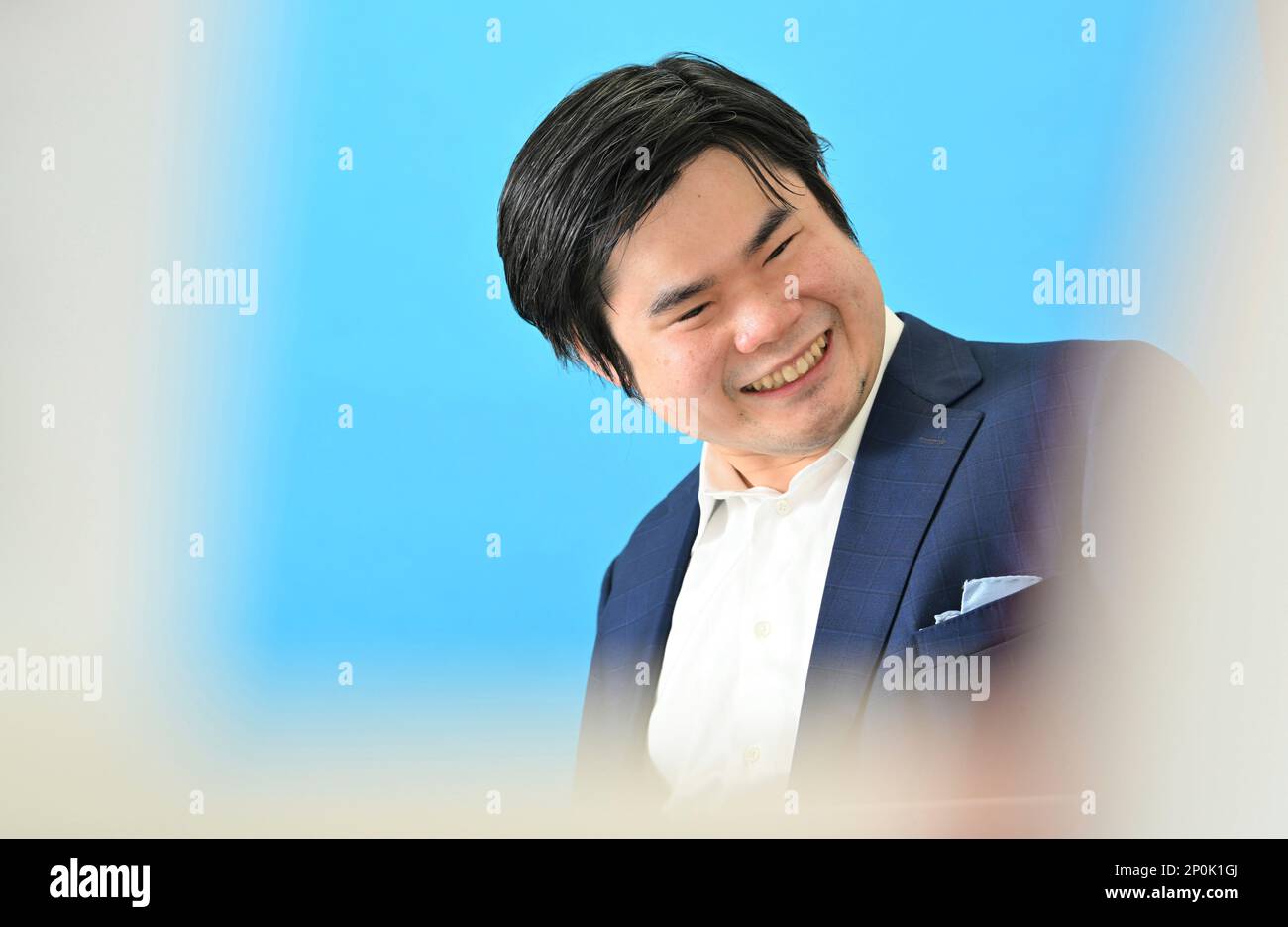 Japanese professional pianist Nobuyuki Tsujii is pictured in Osaka on ...