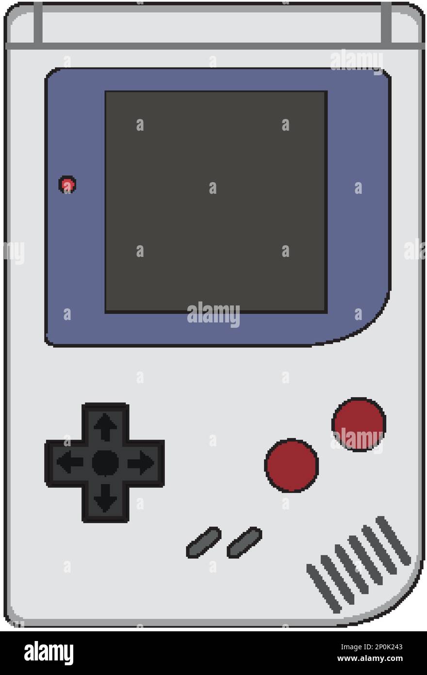 Child handheld console Stock Vector Images - Alamy