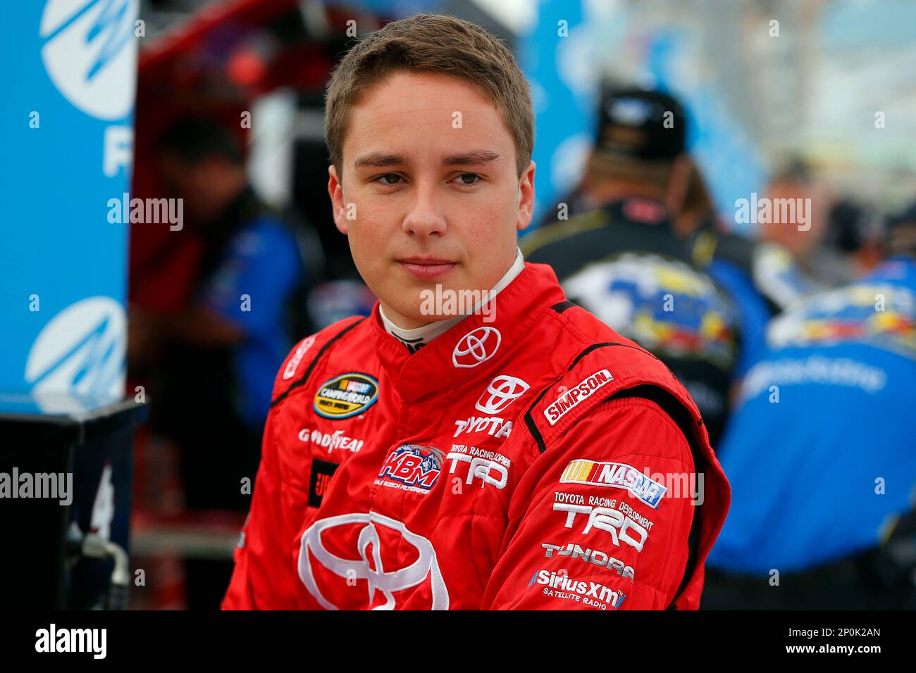 Christopher Bell during practice for the NASCAR Truck Series Ford ...