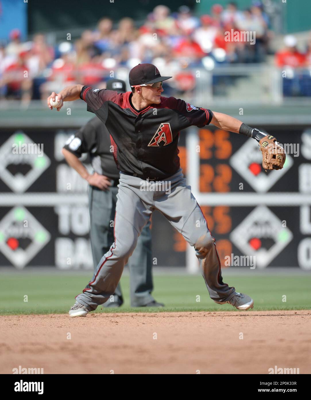 Arizona Diamondbacks infielder Nick Ahmed (13) during game against the ...