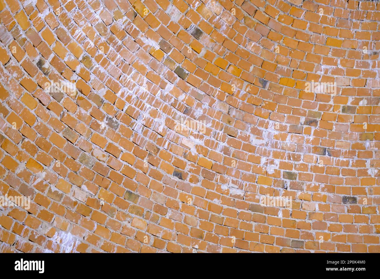 The red brick ceiling of an ancient castle. Turaida Castle, Latvia ...