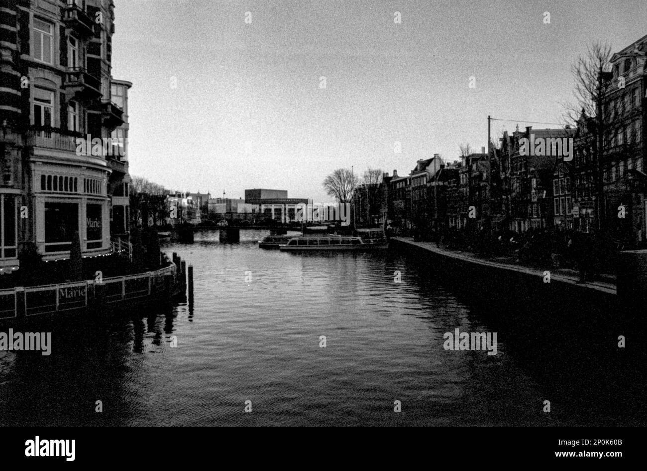 Amsterdam, Netherlands. View on Stopera and National Belelt & Opera ...