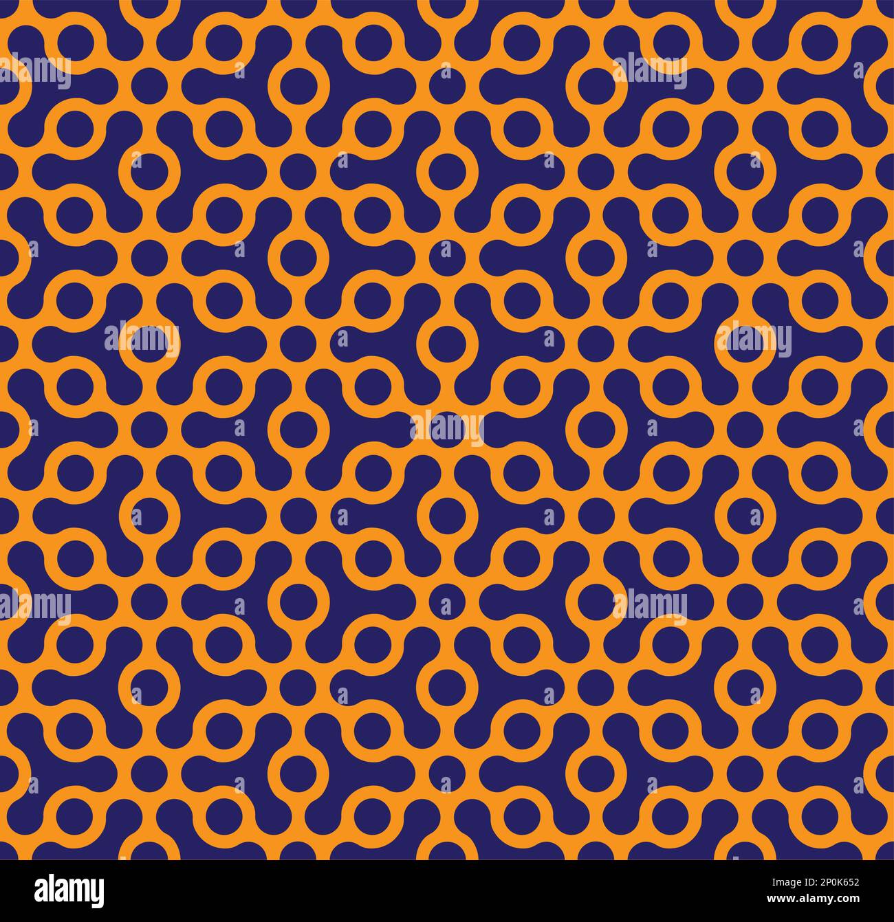 Circle geometric shapes. vector seamless pattern. Abstract background ...