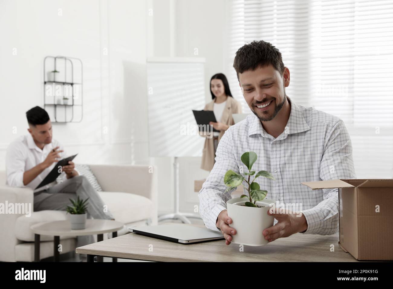 New coworker hi-res stock photography and images - Alamy