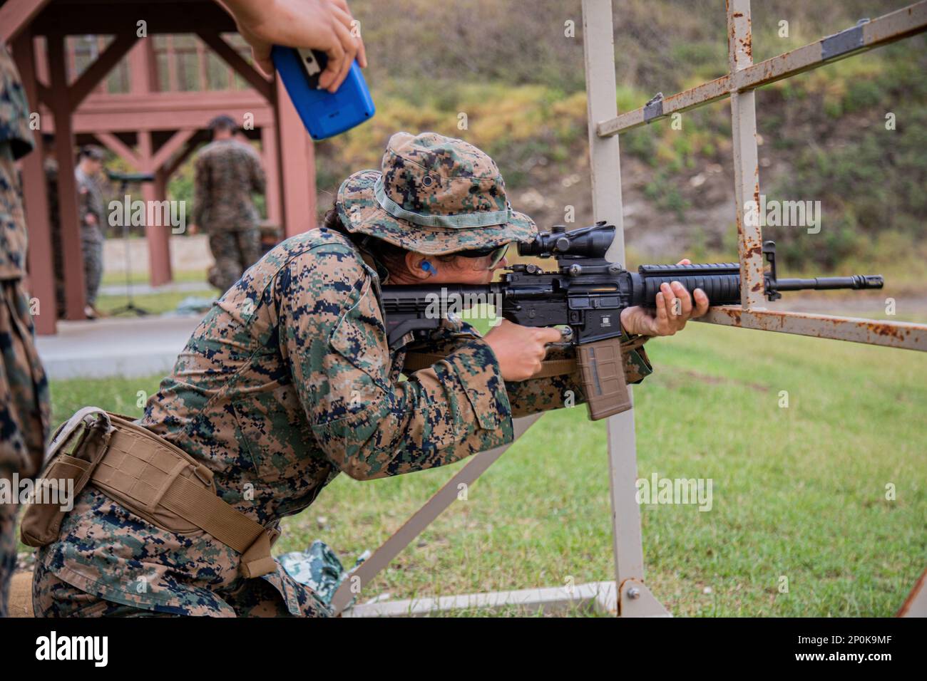 U.S. Marine Corps Cpl. Holly Chapell, landing support specialist with ...