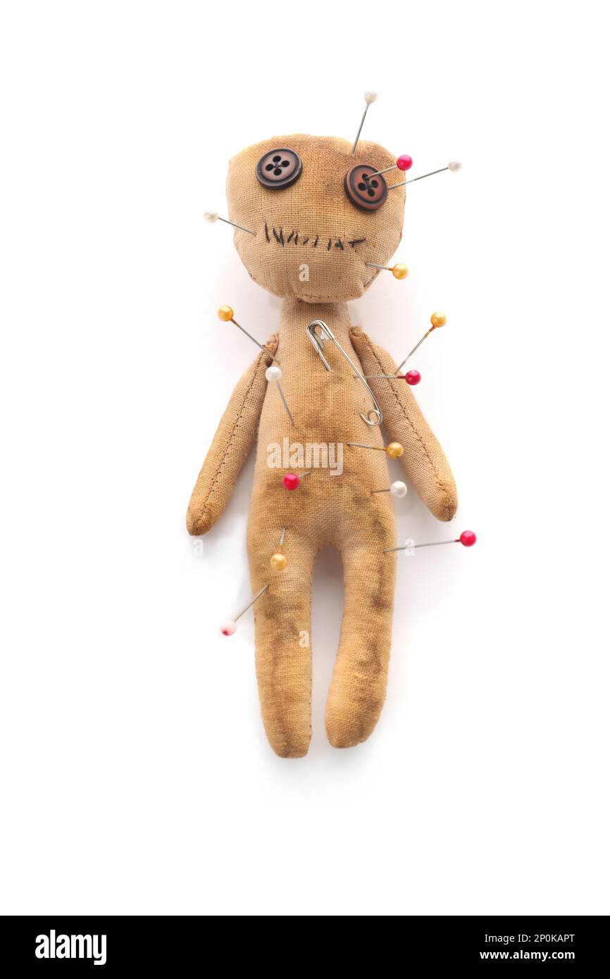 African doll isolated on white hi-res stock photography and images - Alamy