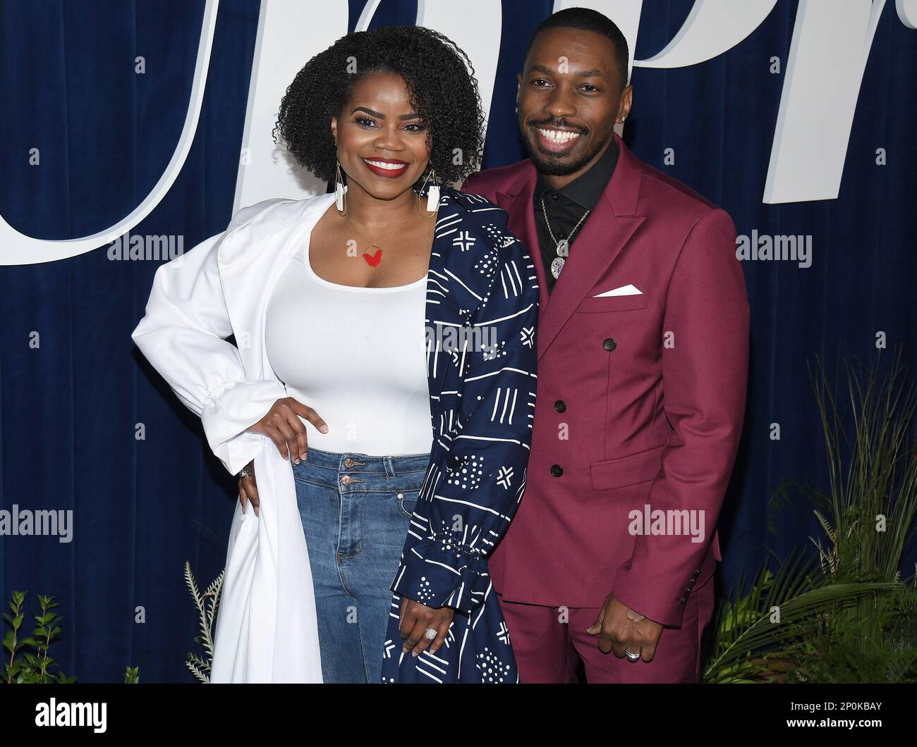 Los Angeles, CA, March 2, 2023. (L-R) Kelly Jenrette and Melvin Jackson Jr. at the Hulu's ...